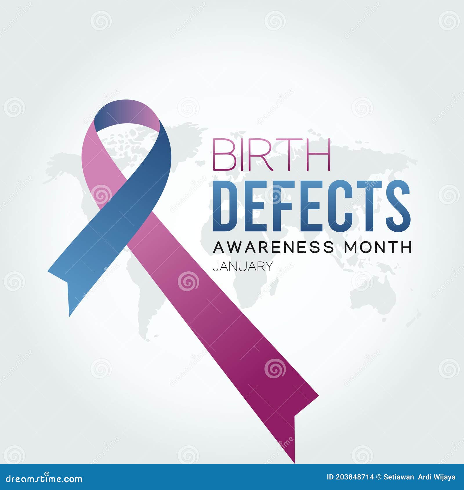 Vector Graphic of Birth Defects Awareness Month Good for Birth Defects ...