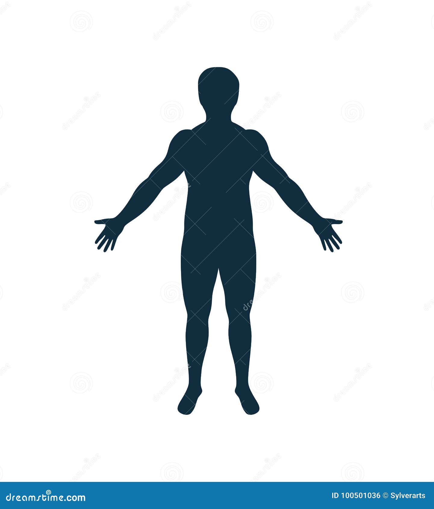 Vector Graphic Black and White Illustration of Human, Individual Stock ...