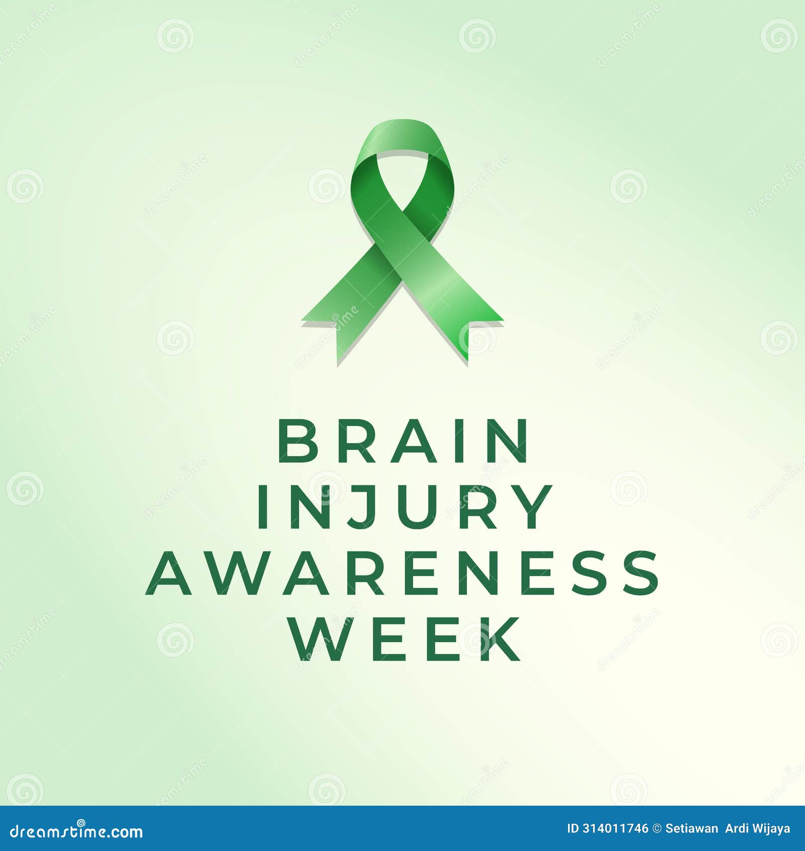 Vector Graphic of Brain Injury Awareness Week Ideal for Brain Injury ...