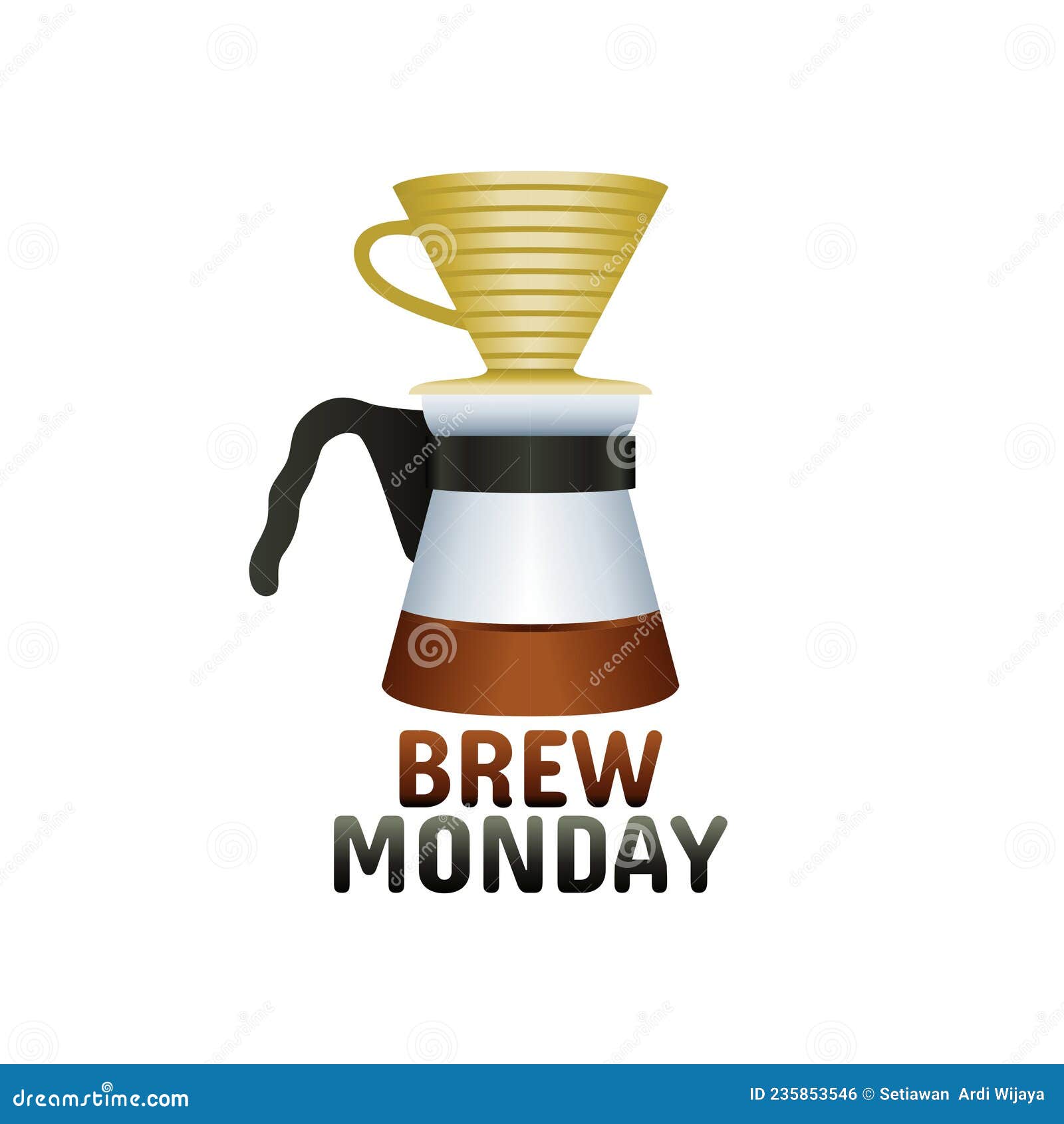 Vector Graphic of Brew Monday Stock Vector - Illustration of break ...