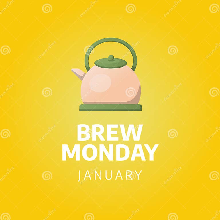 Vector Graphic of Brew Monday Ideal for Brew Monday Celebration Stock ...