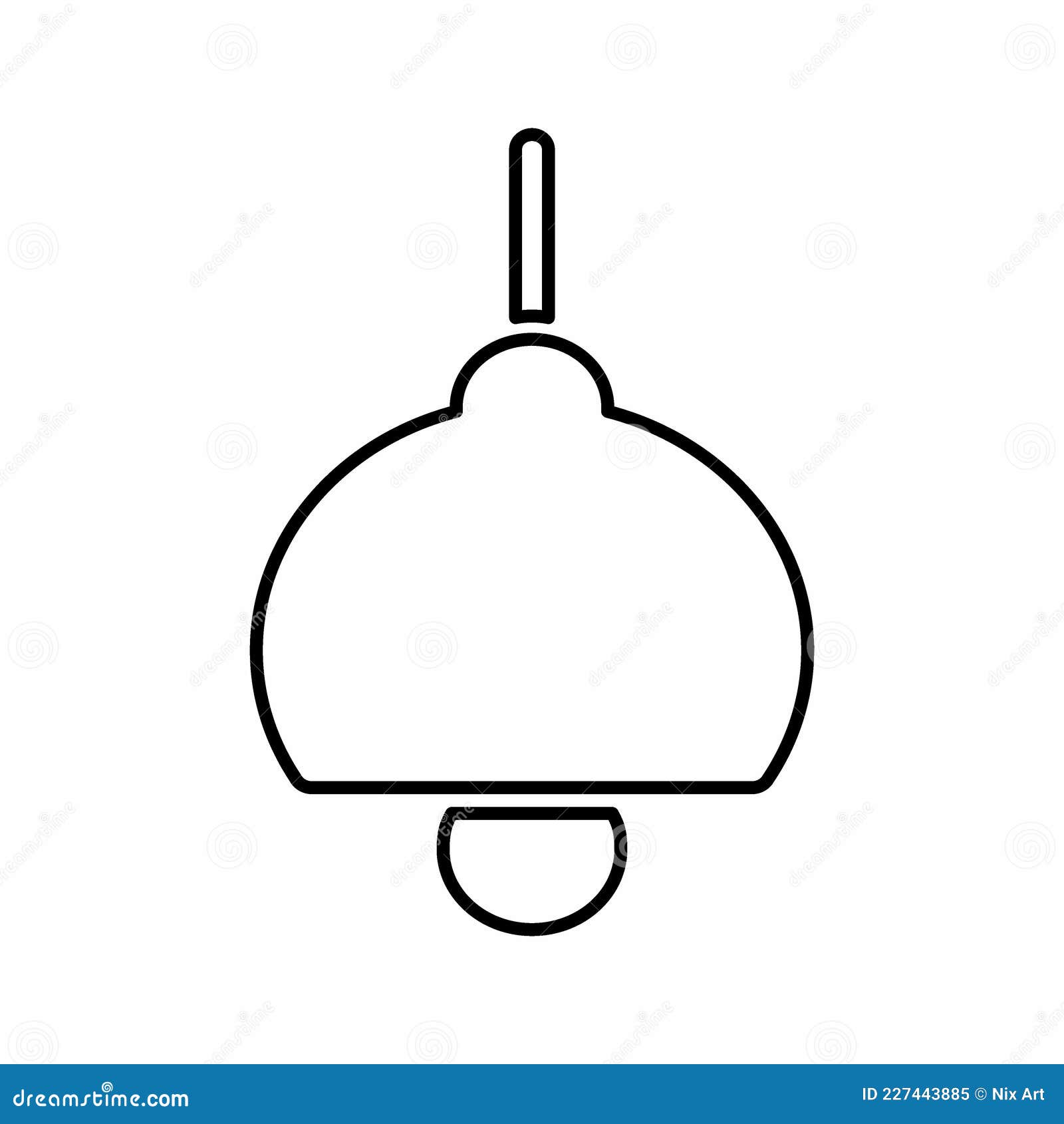 Vector Graphic of - Ceiling Light - Line Style Stock Vector ...