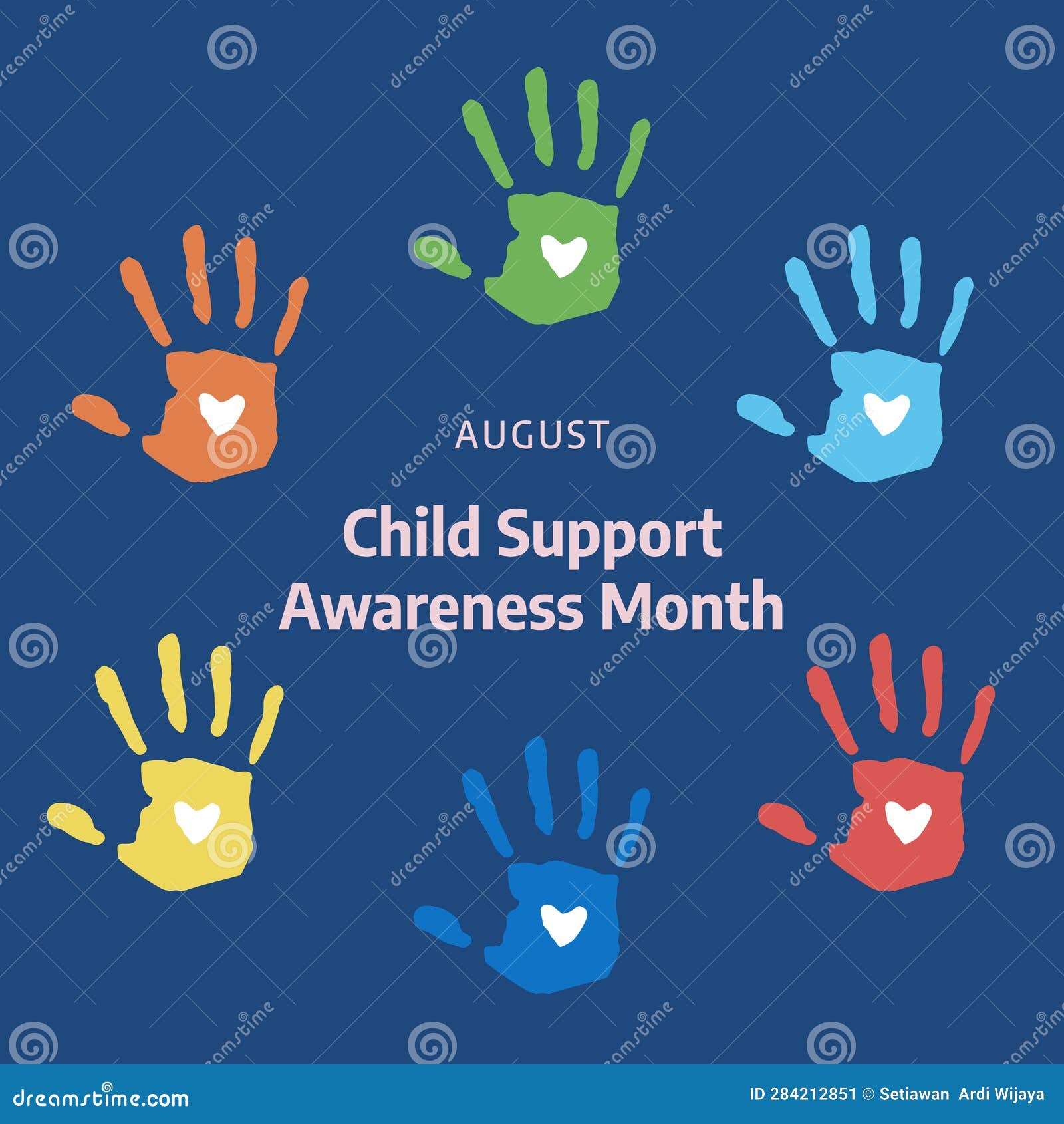 Vector Graphic of Child Support Awareness Month Good for Child Support ...