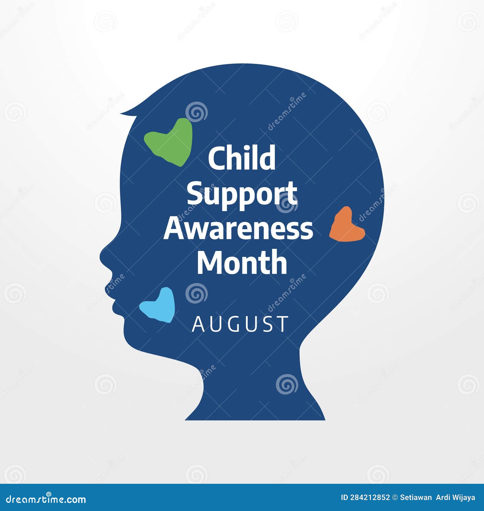 Vector Graphic of Child Support Awareness Month Good for Child Support ...
