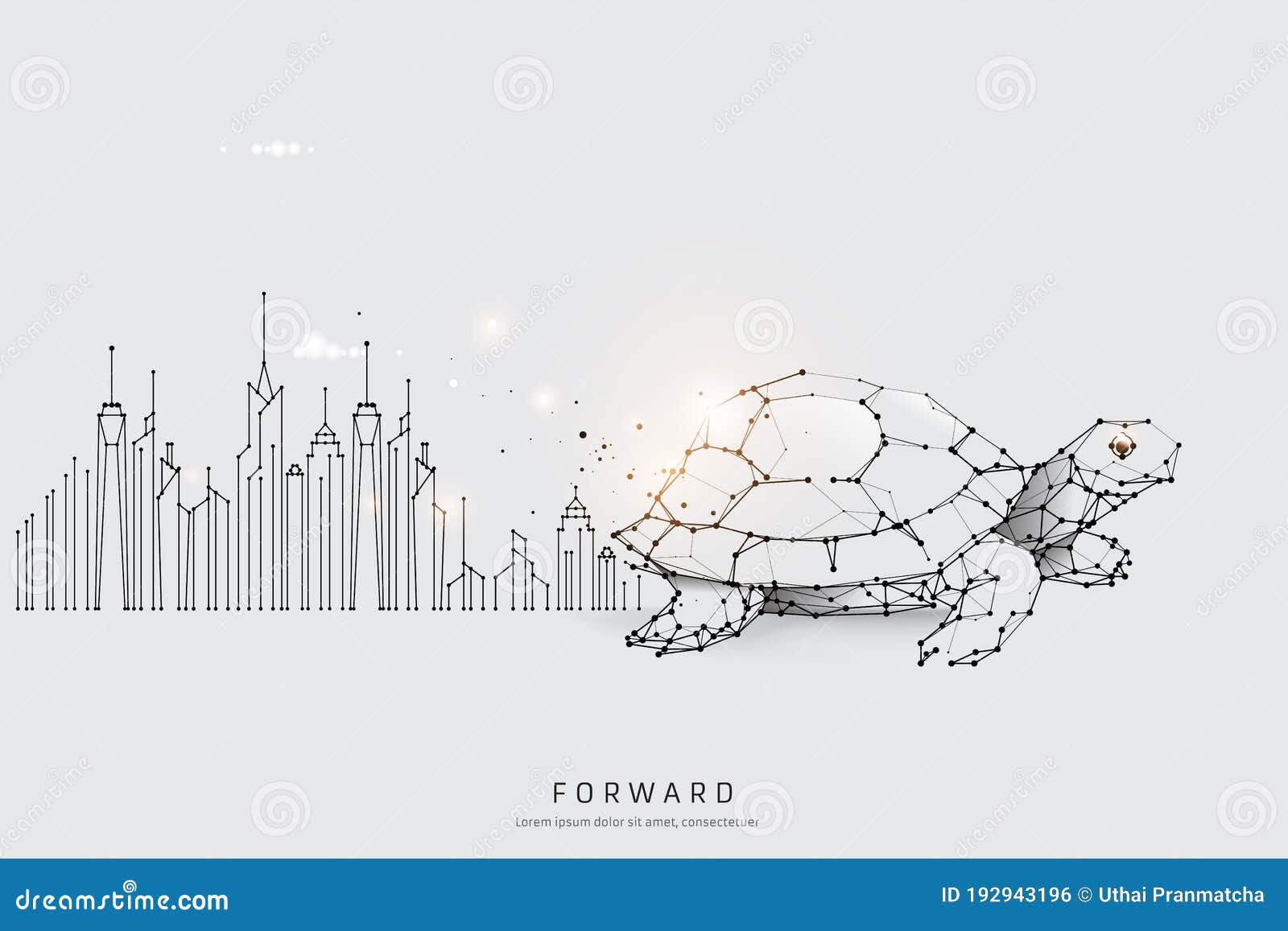 Vector Graphic Concept of Moving Forward Stock Vector - Illustration of ...