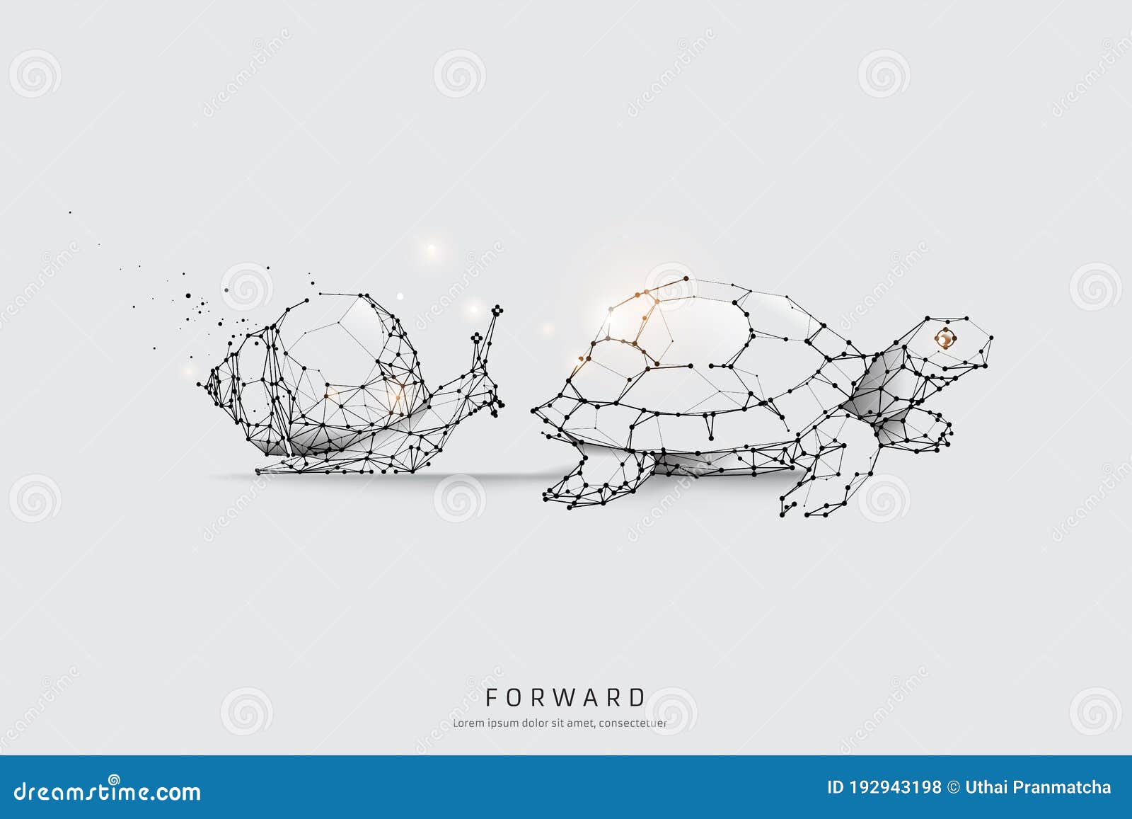 Vector Graphic Concept of Moving Forward Stock Vector - Illustration of ...