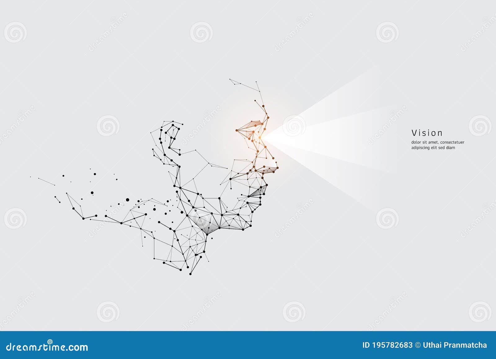 Vector Graphic Concept of Vision Stock Vector - Illustration of ...
