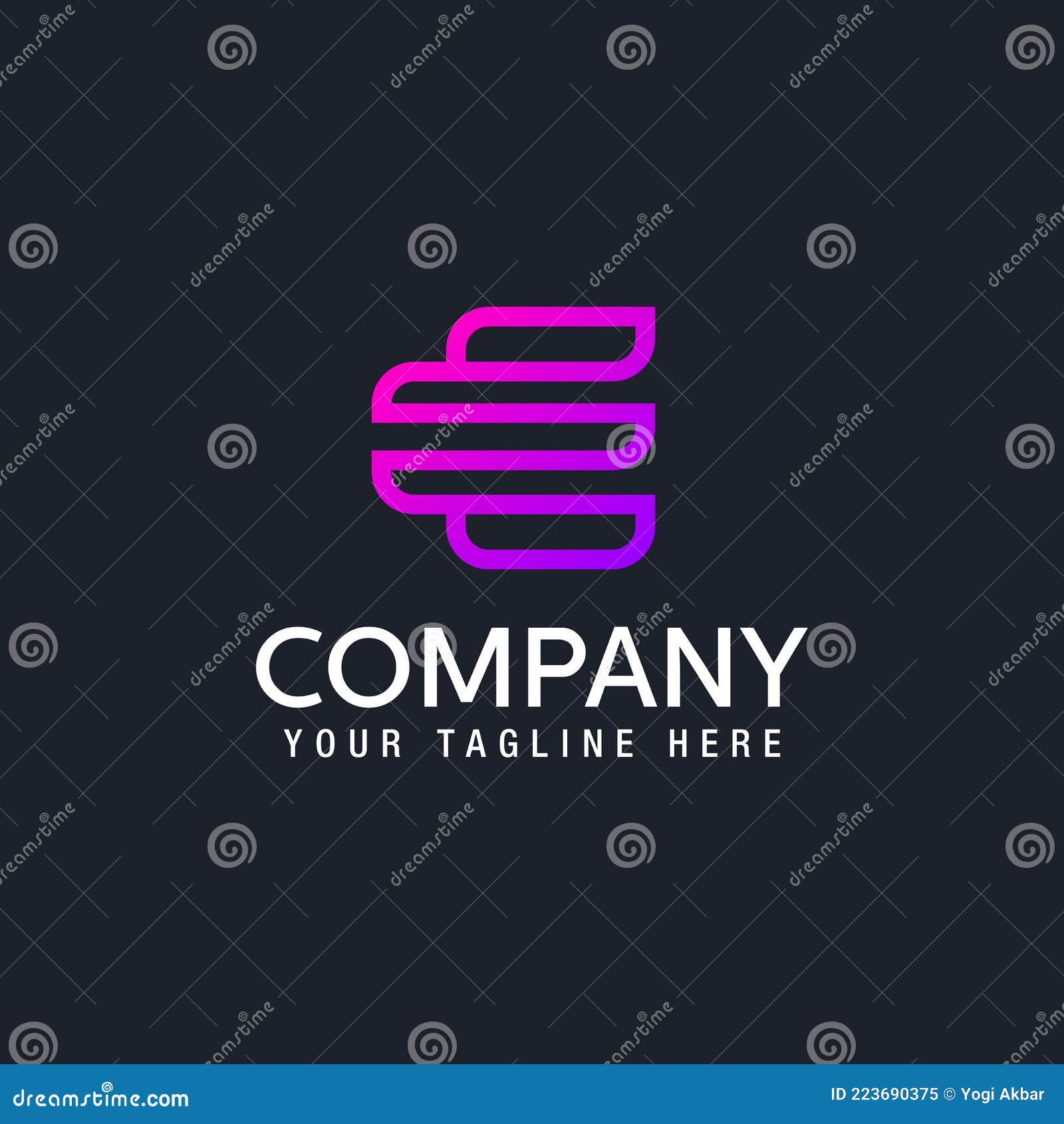 Vector Graphic Creative Line Alphabet Symbol Letter E Vector ...