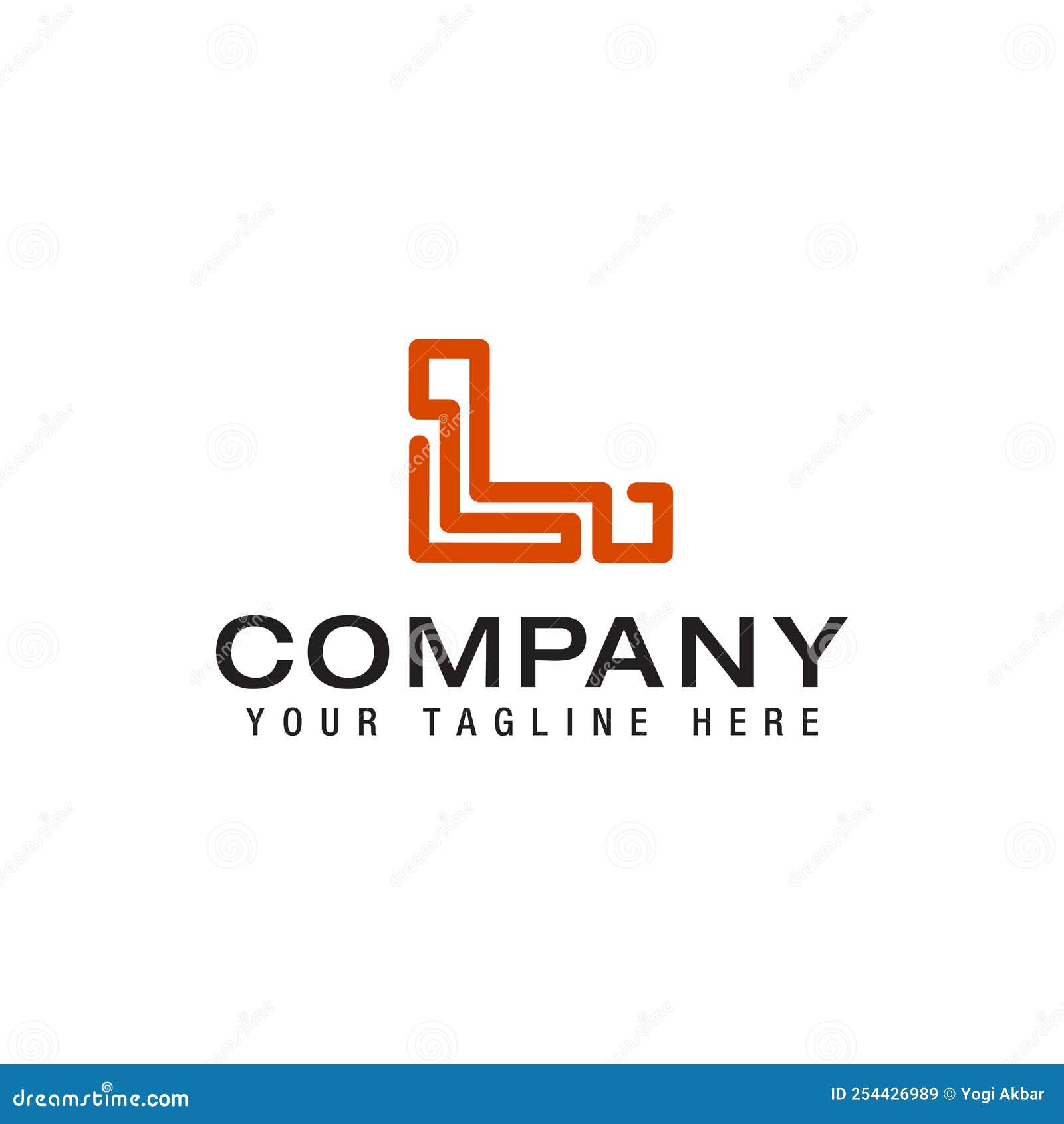 Vector Graphic Creative Line Alphabet Symbol Letter L Logo Line Design ...