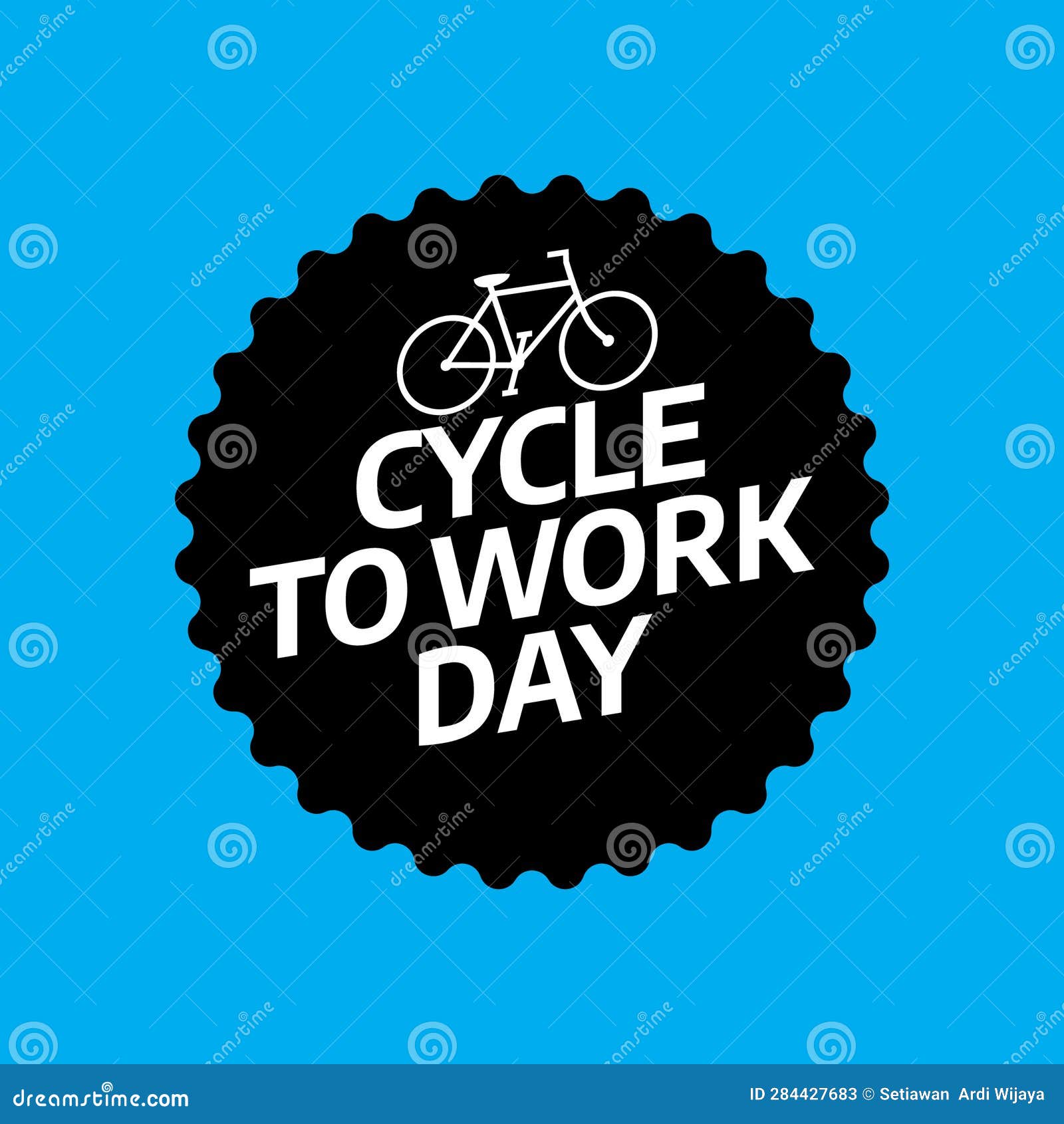 Vector Graphic of Cycle To Work Day Good for Cycle To Work Day ...