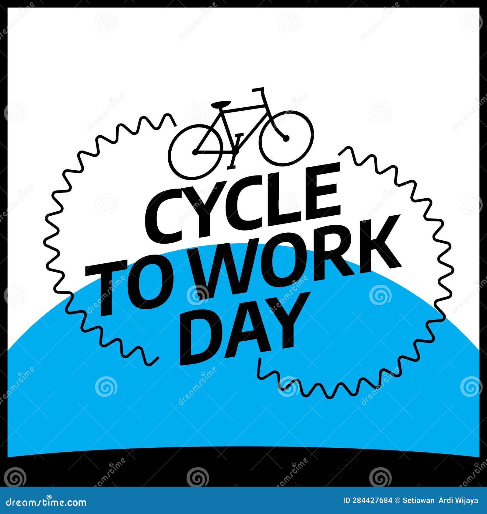 Vector Graphic of Cycle To Work Day Good for Cycle To Work Day ...