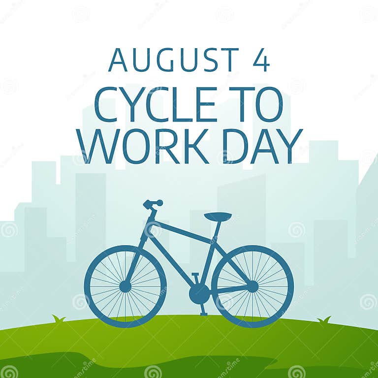 Vector Graphic of Cycle To Work Day Ideal for Cycle To Work Day ...