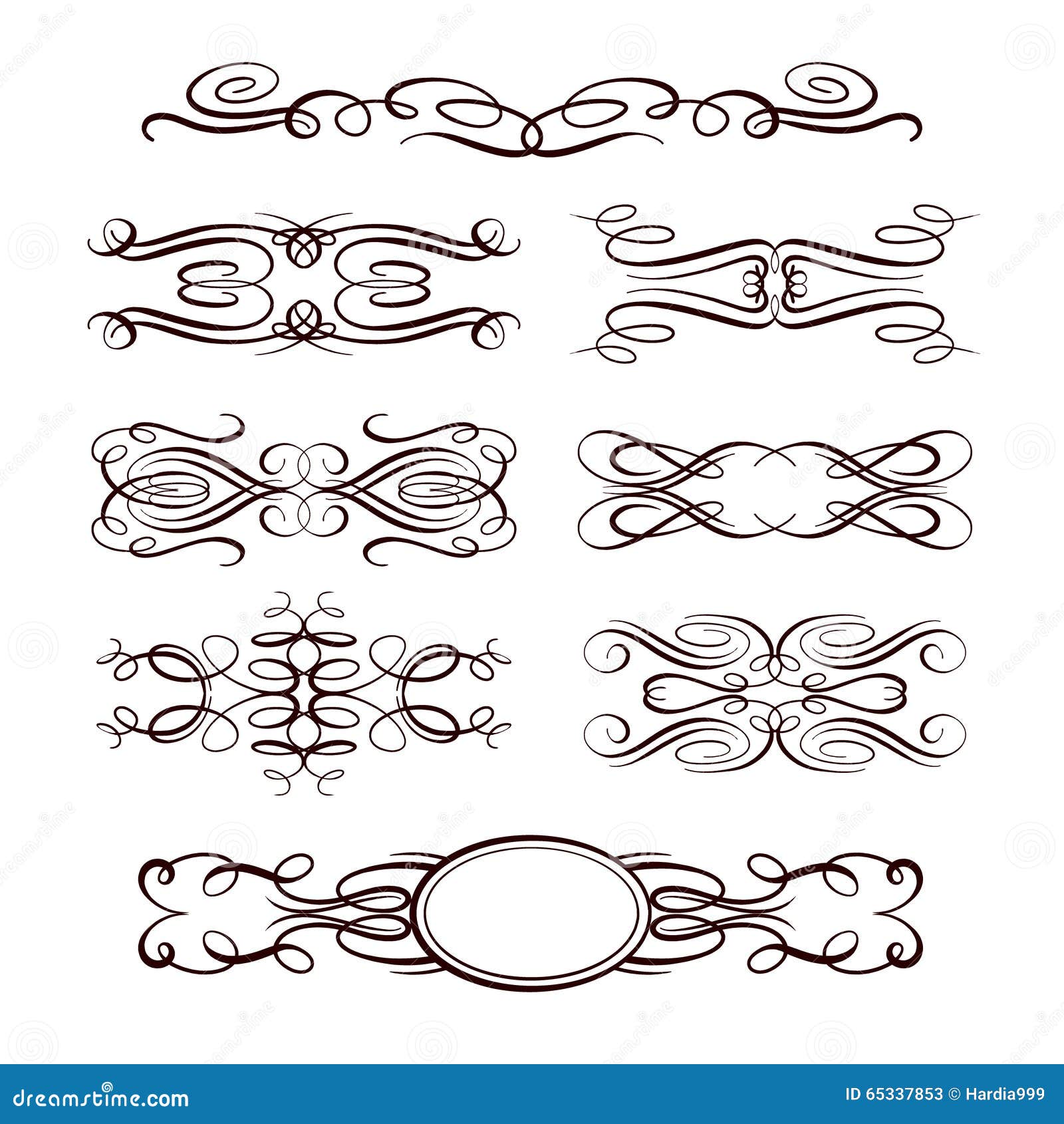Vector Graphic Design Elements Set. Stock Vector - Illustration of ...