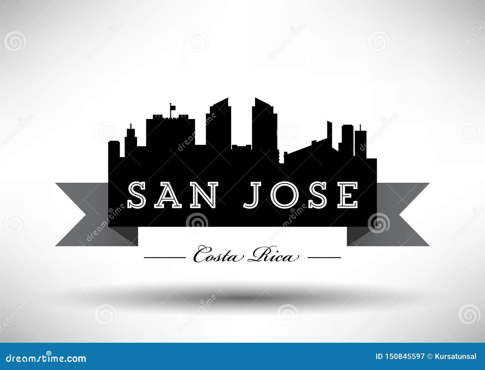 Vector Graphic Design of San Jose City Skyline Stock Vector ...