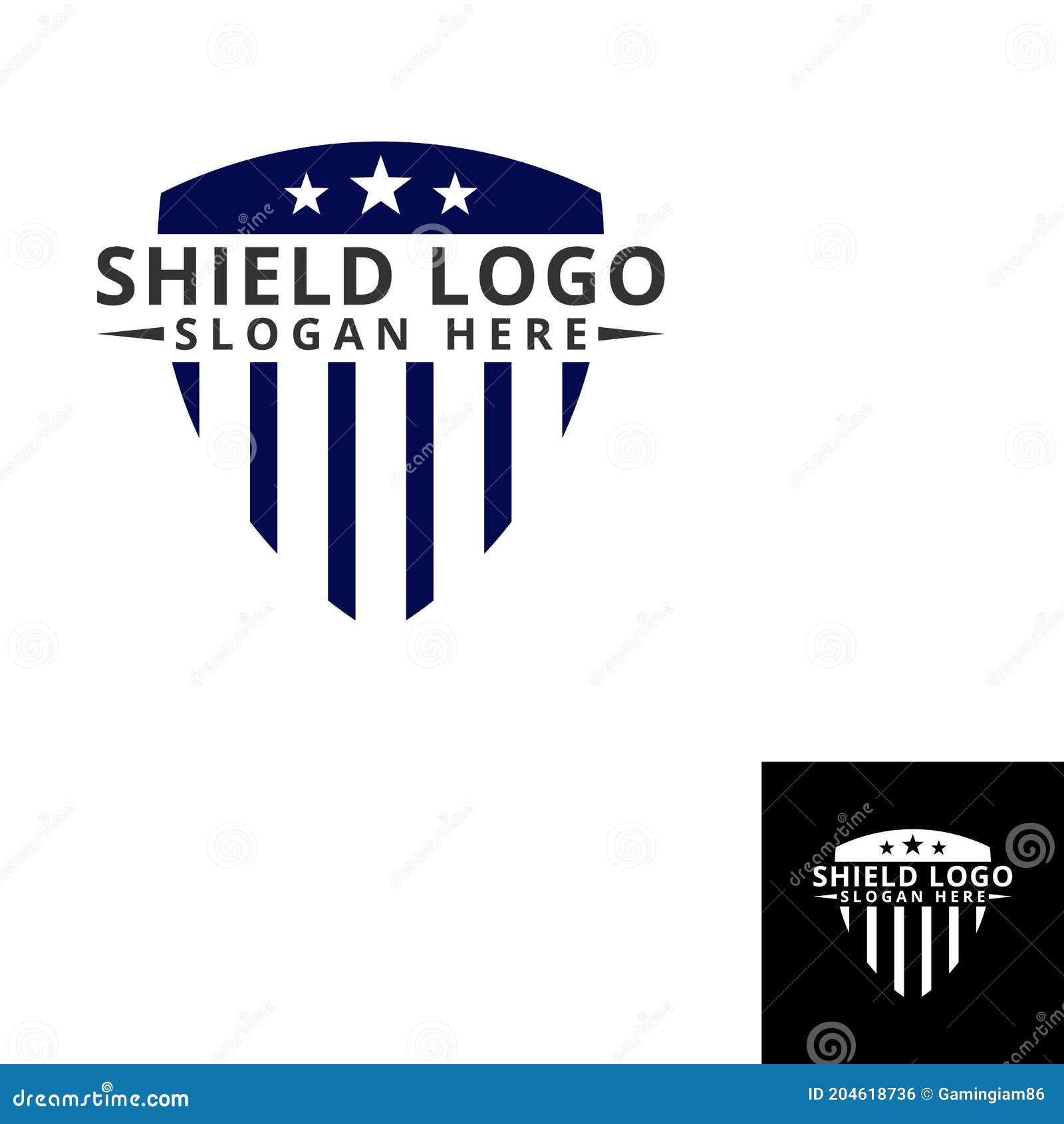 Vector Graphic of Shield Logo for Security Guard Company Stock Vector ...
