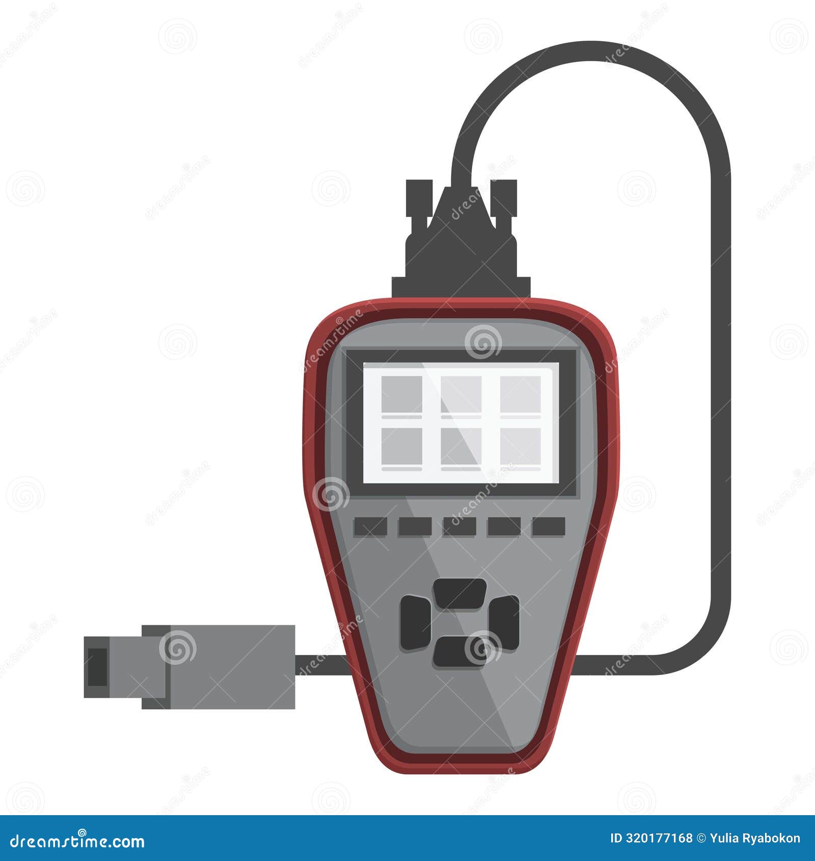 Vector Graphic of a Digital Multimeter, an Essential Tool for ...