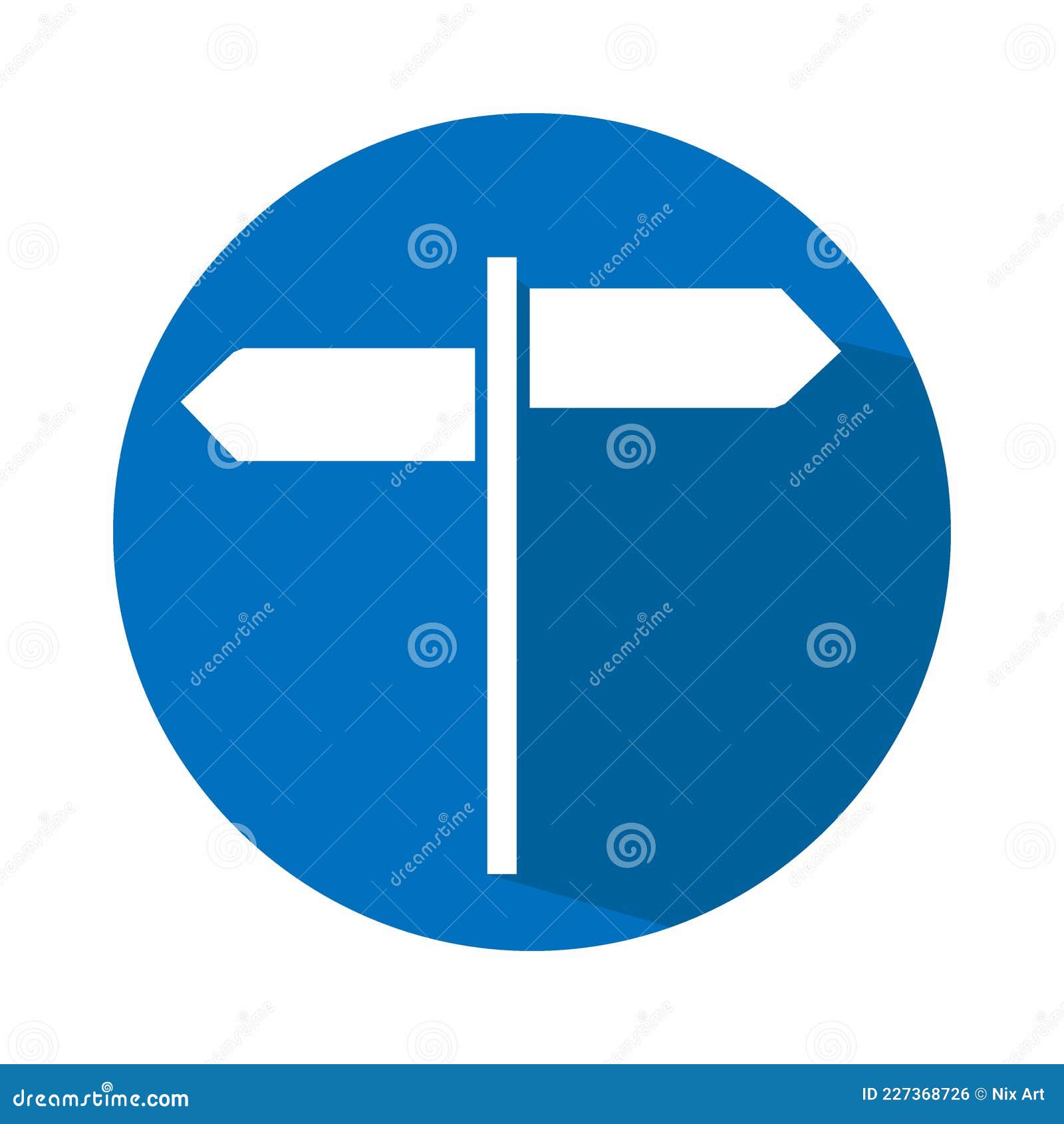 Vector Graphic of - Directions - Flat Style Stock Vector - Illustration ...