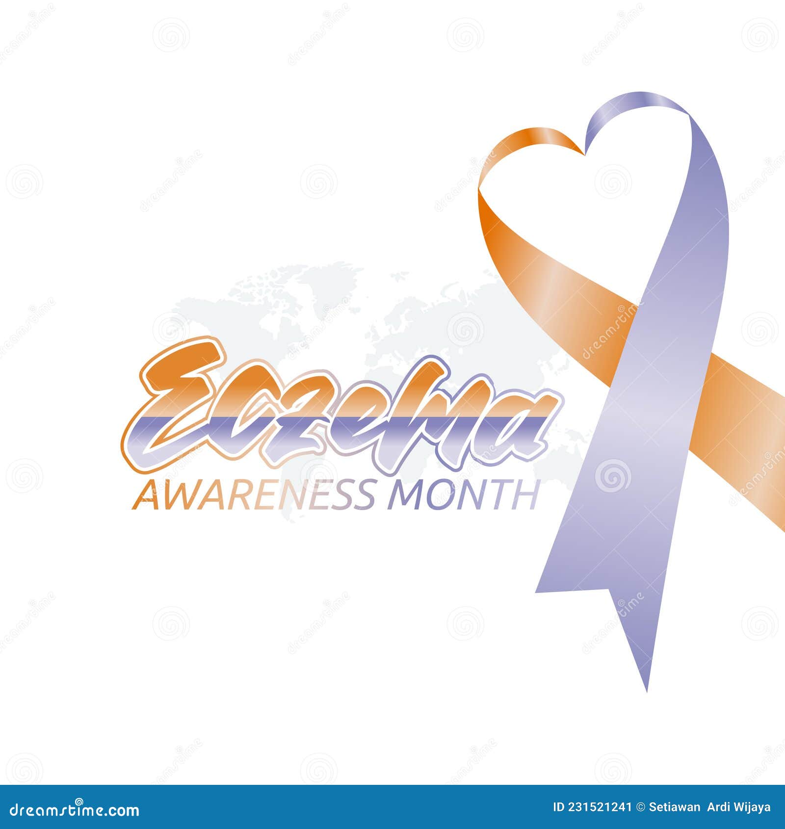 Vector Graphic of ECZEMA Awareness Month Stock Vector - Illustration of ...