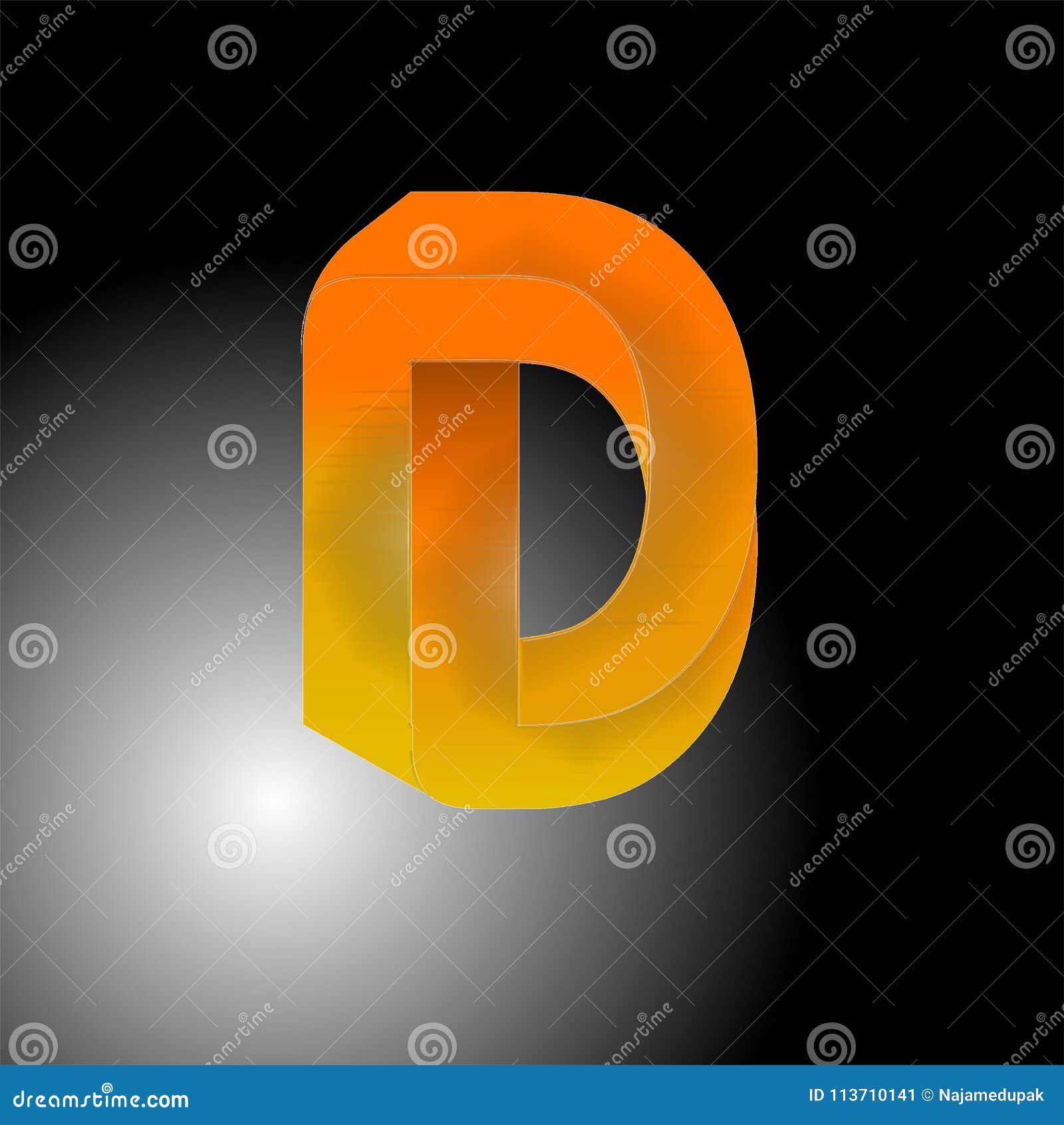 Vector Graphic Elegant Impossible Alphabet Symbol in Two Colors ...