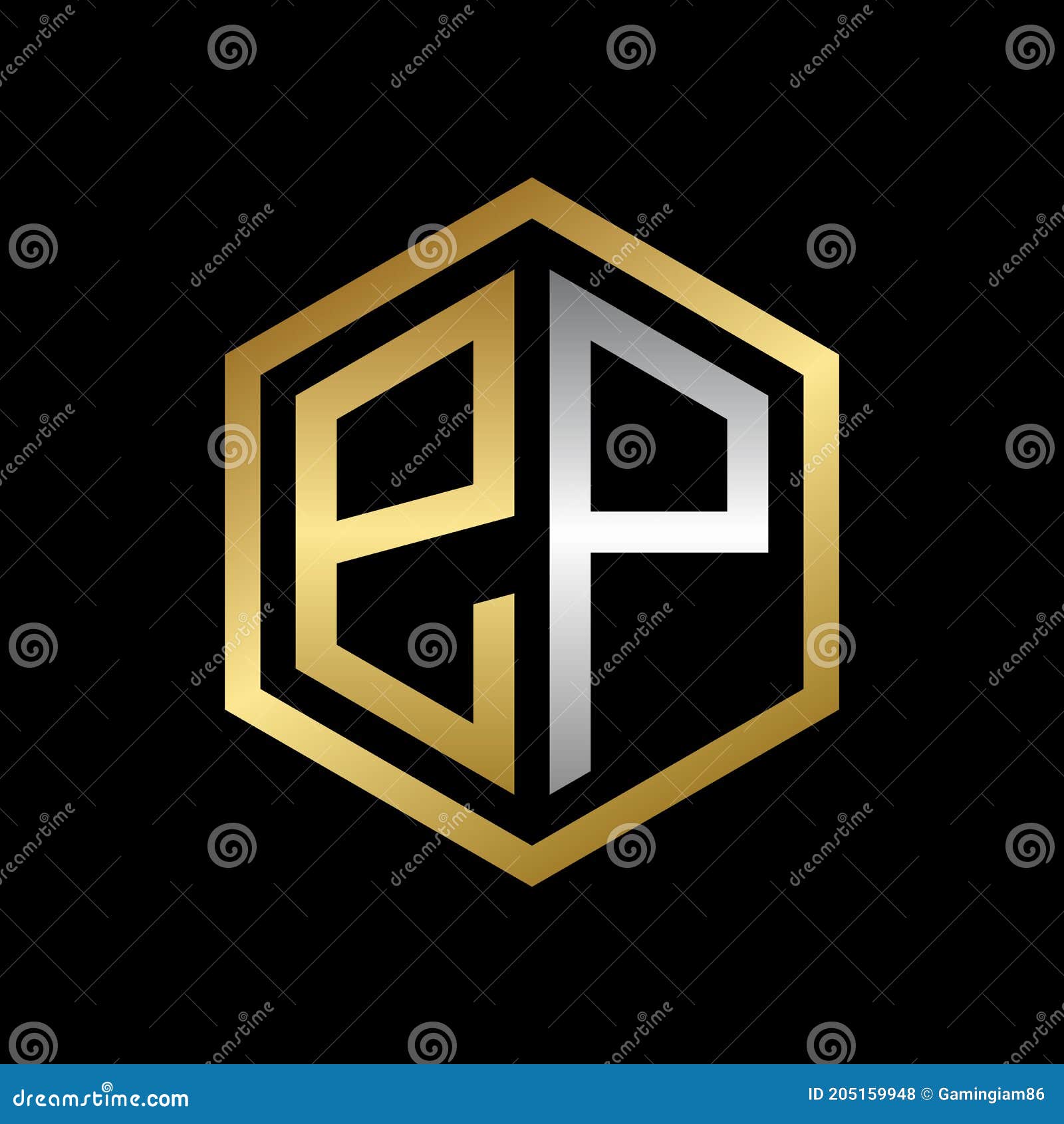 Vector Graphic Initials Letter EP Logo Design Template Stock Vector ...