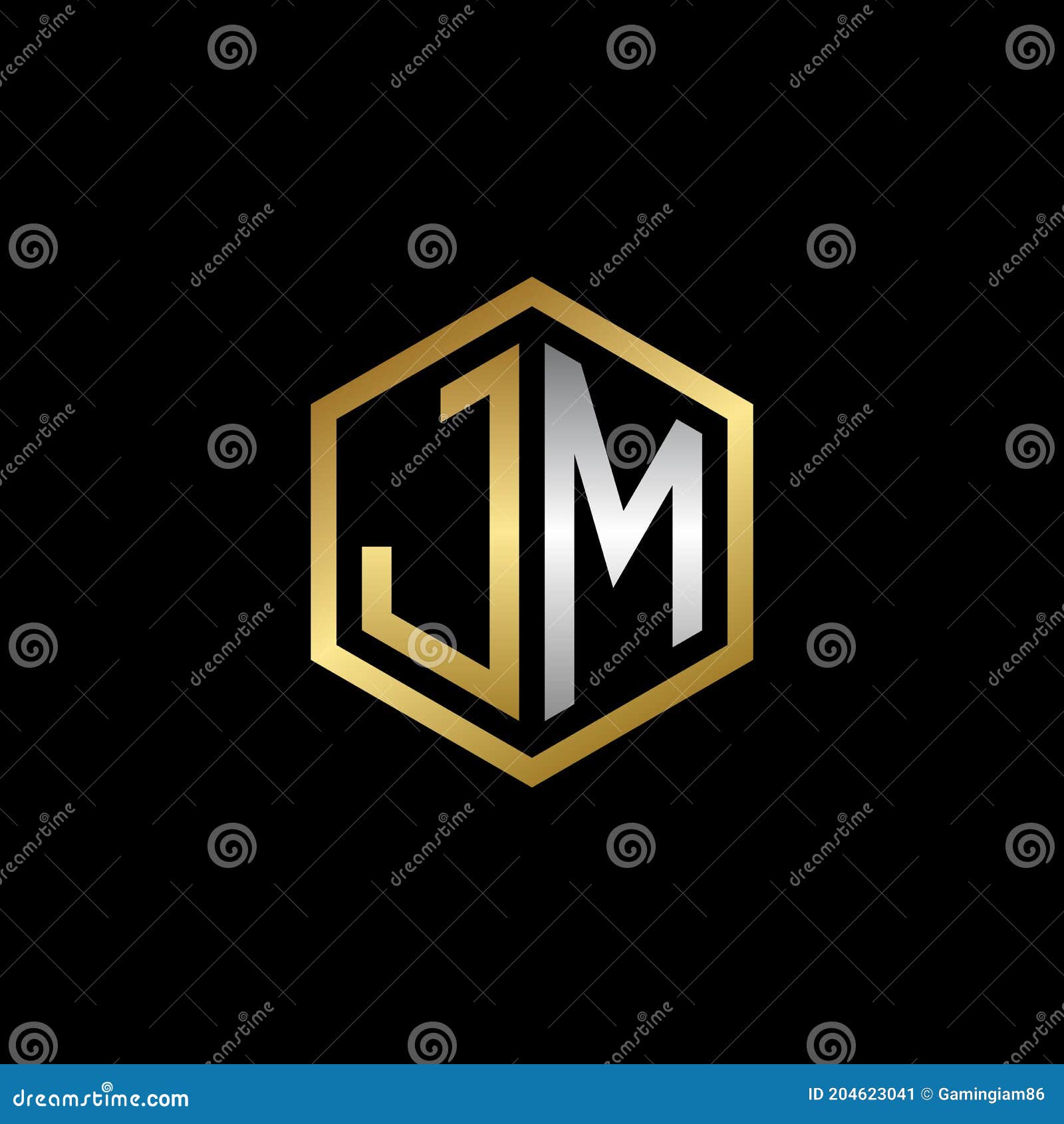 Vector Graphic Initials Letter JM Logo Design Template Stock Vector ... Vector Graphic Initials Letter JM Logo Design Template Stock Vector ...