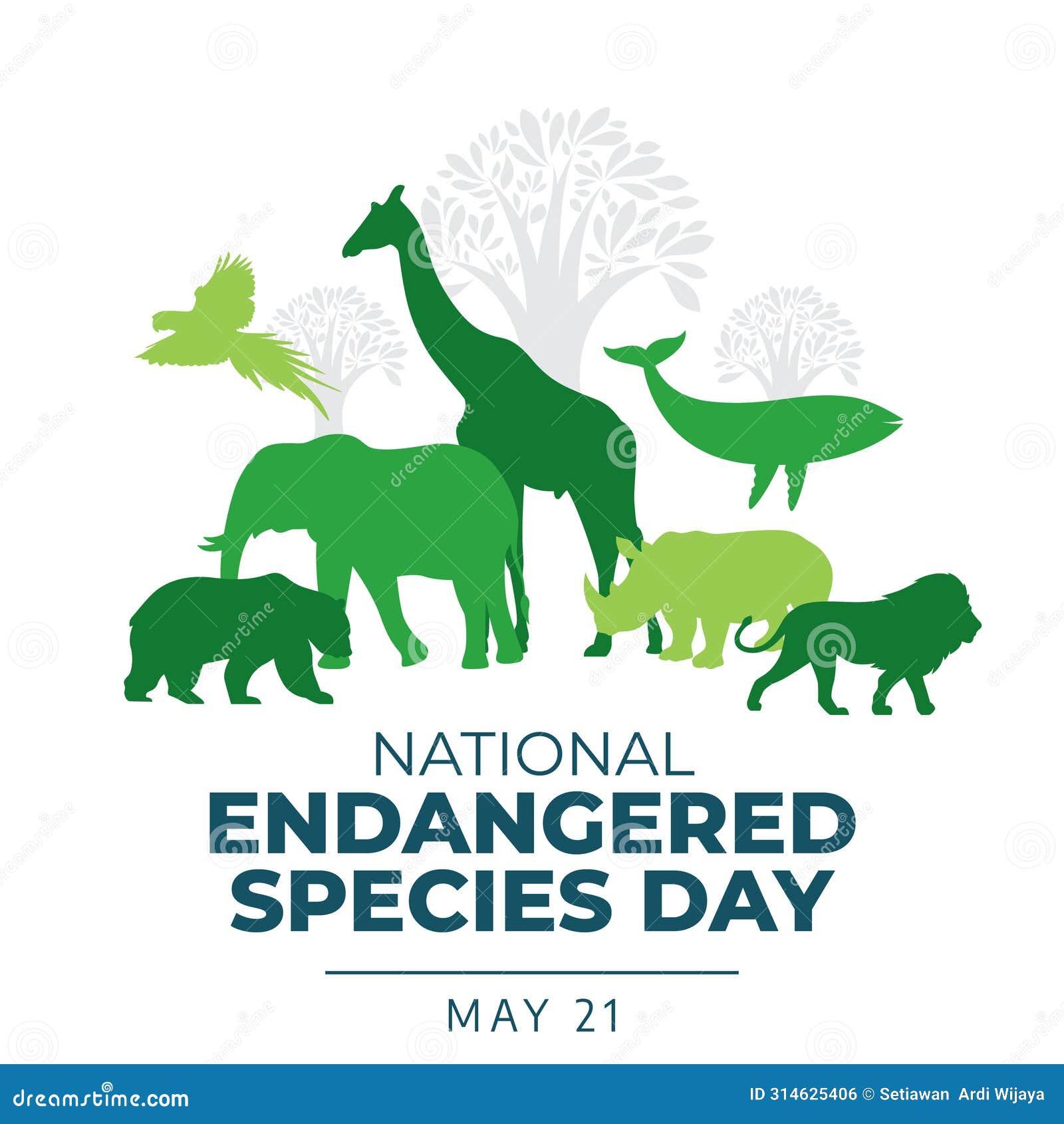 Vector Graphic of Endangered Species Day Ideal for Endangered Species ...
