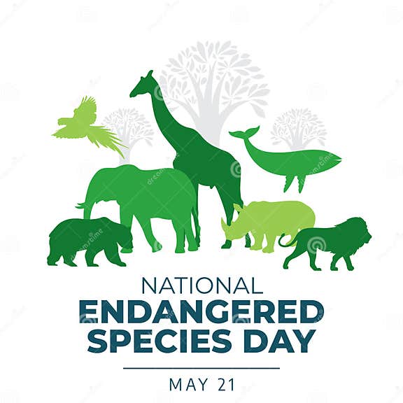 Vector Graphic of Endangered Species Day Ideal for Endangered Species ...