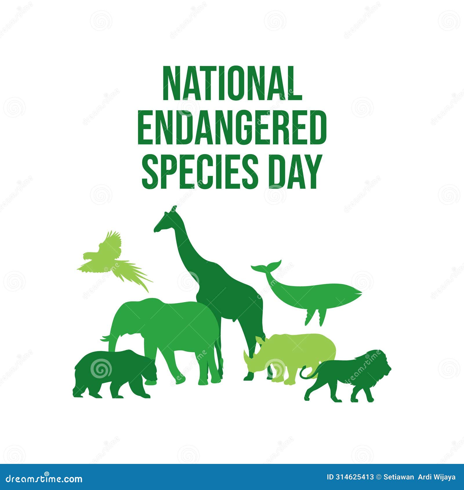 Vector Graphic of Endangered Species Day Ideal for Endangered Species ...