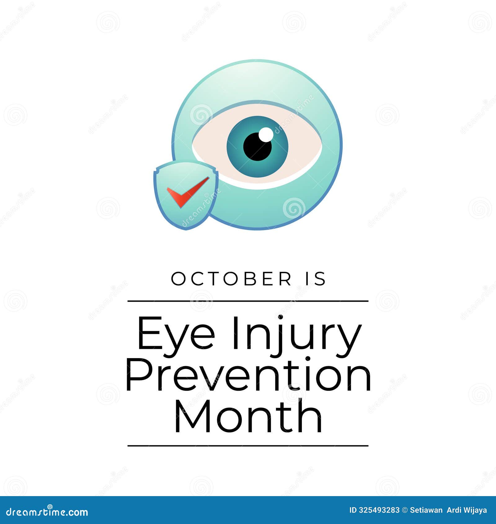 Vector Graphic of Eye Injury Prevention Month Ideal for Eye Injury ...