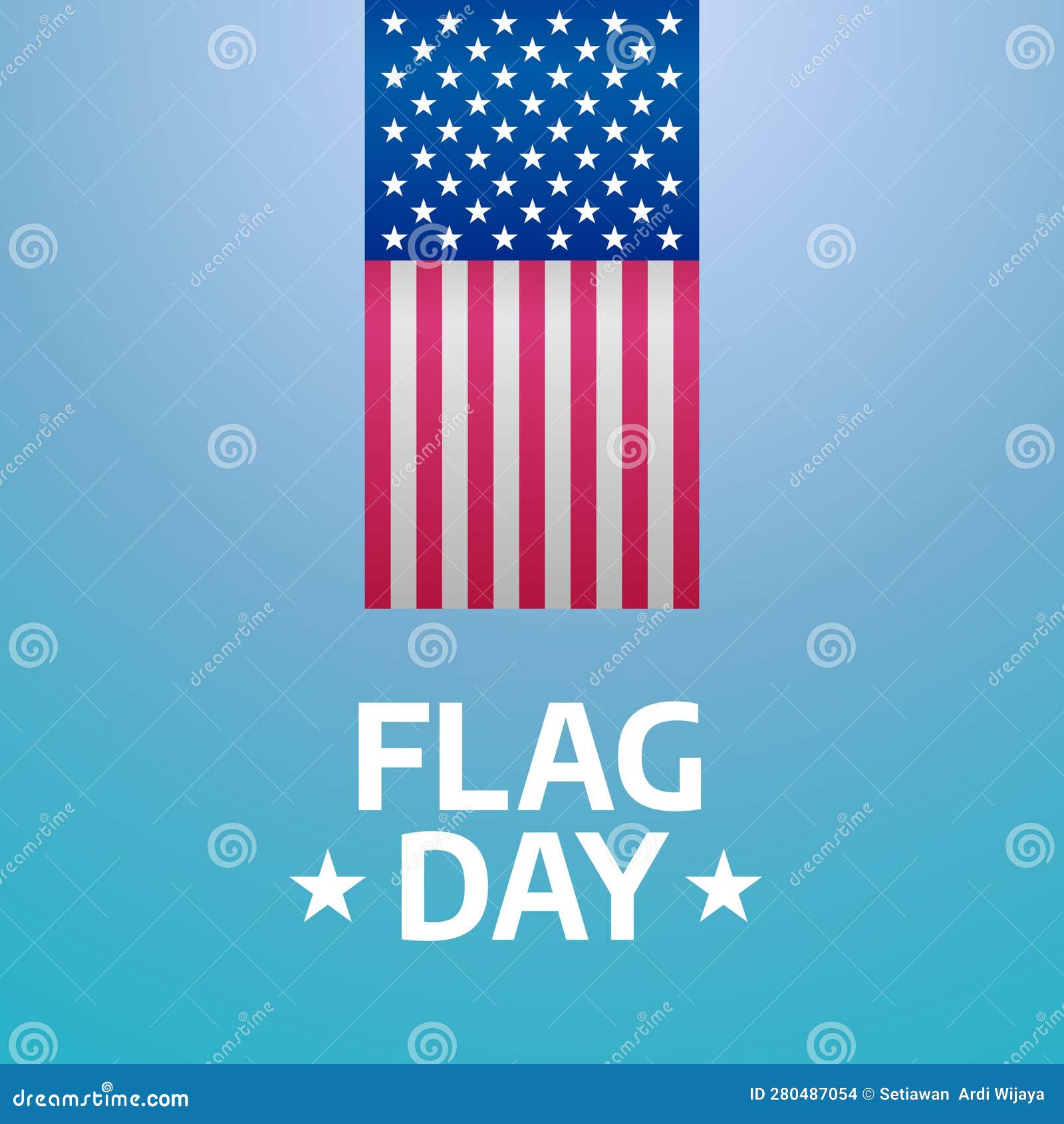 Vector Graphic of Flag Day Good for Flag Day Celebration. Flat Design ...