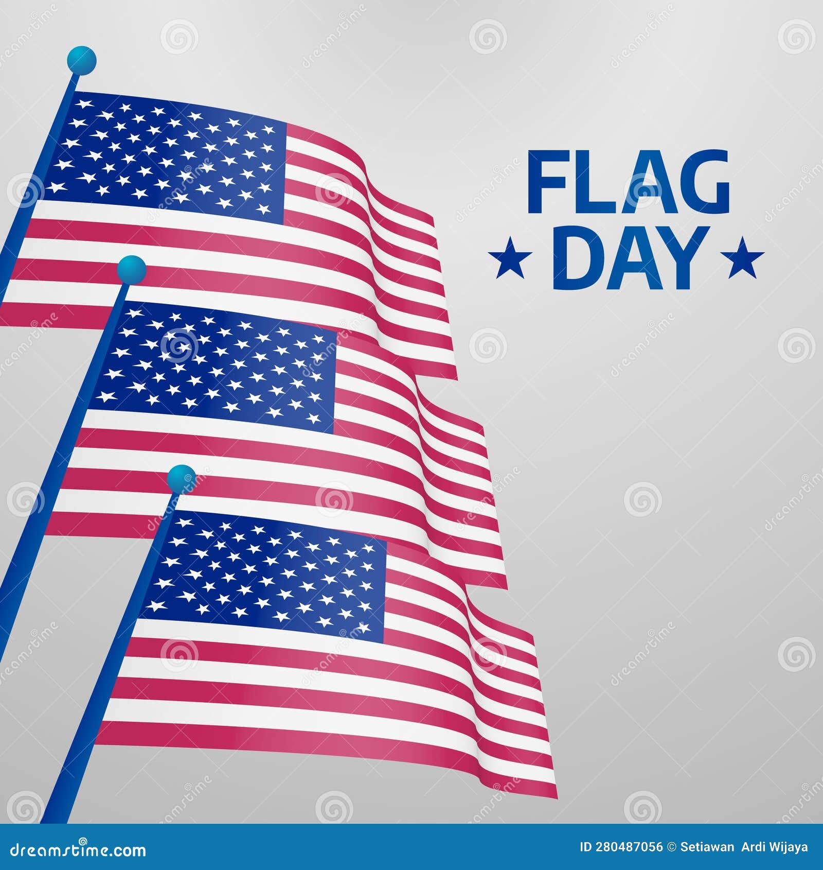 Vector Graphic of Flag Day Good for Flag Day Celebration. Flat Design ...