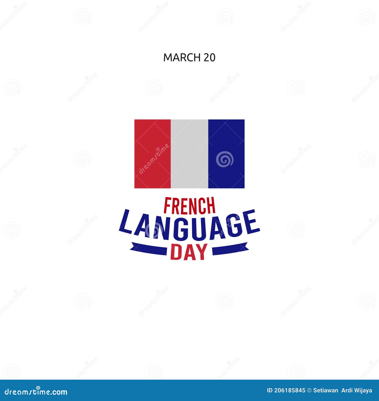 Vector Graphic of French Language Day Good for French Language Day ...