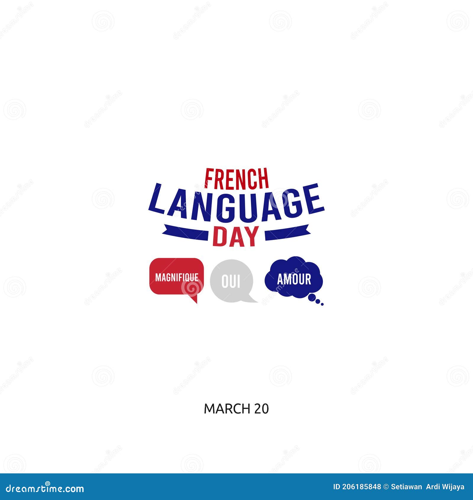 Vector Graphic of French Language Day Good for French Language Day ...