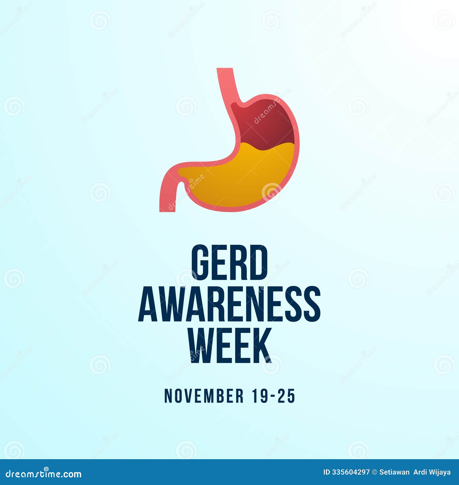 Vector Graphic of GERD Awareness Week Ideal for GERD Awareness Week ...