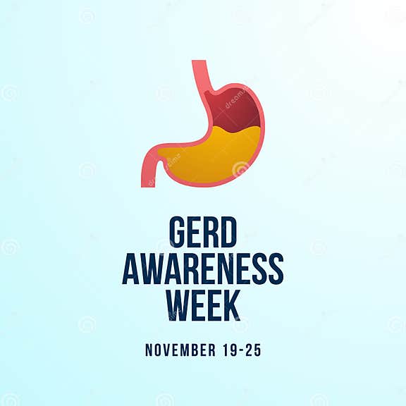 Vector Graphic of GERD Awareness Week Ideal for GERD Awareness Week Celebration Stock Vector ...