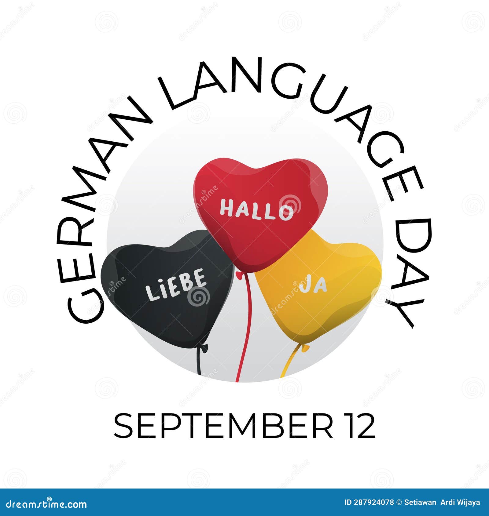Vector Graphic of German Language Day Good for German Language Day ...