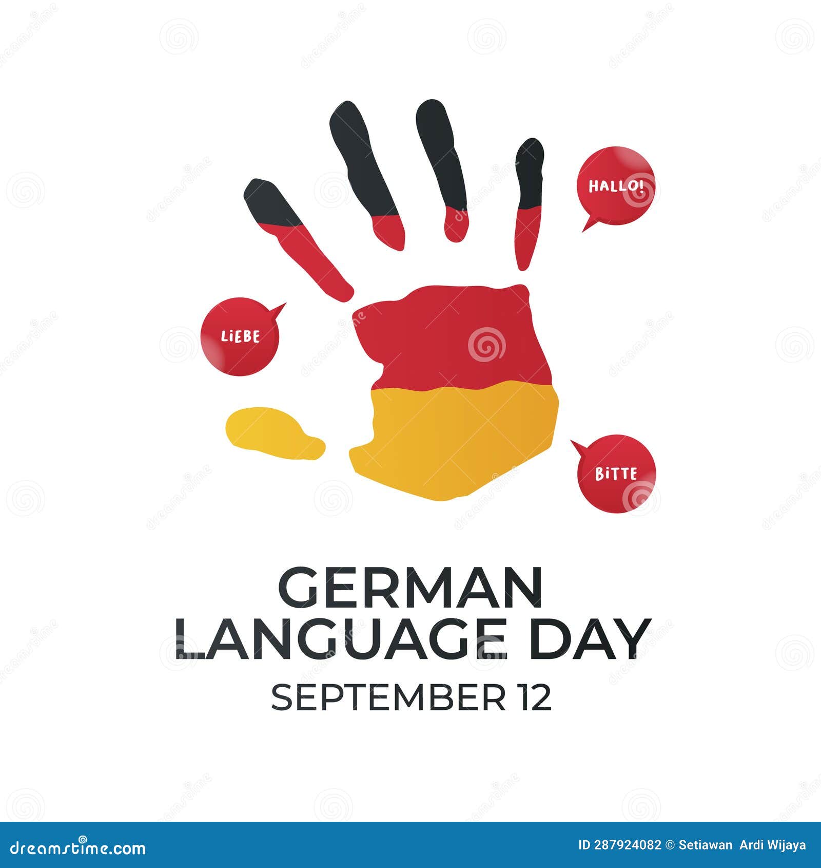 Vector Graphic of German Language Day Good for German Language Day ...