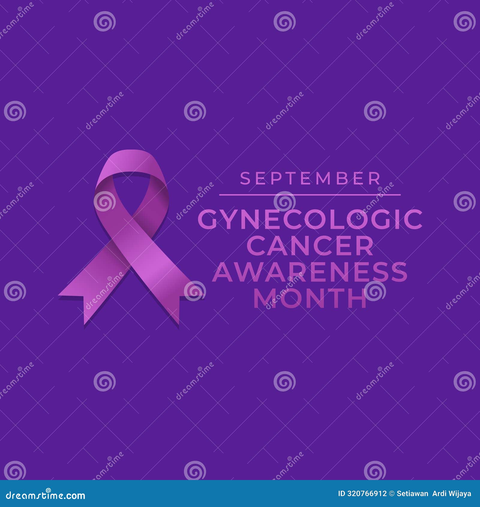 Vector Graphic of Gynecologic Cancer Awareness Month Ideal for ...