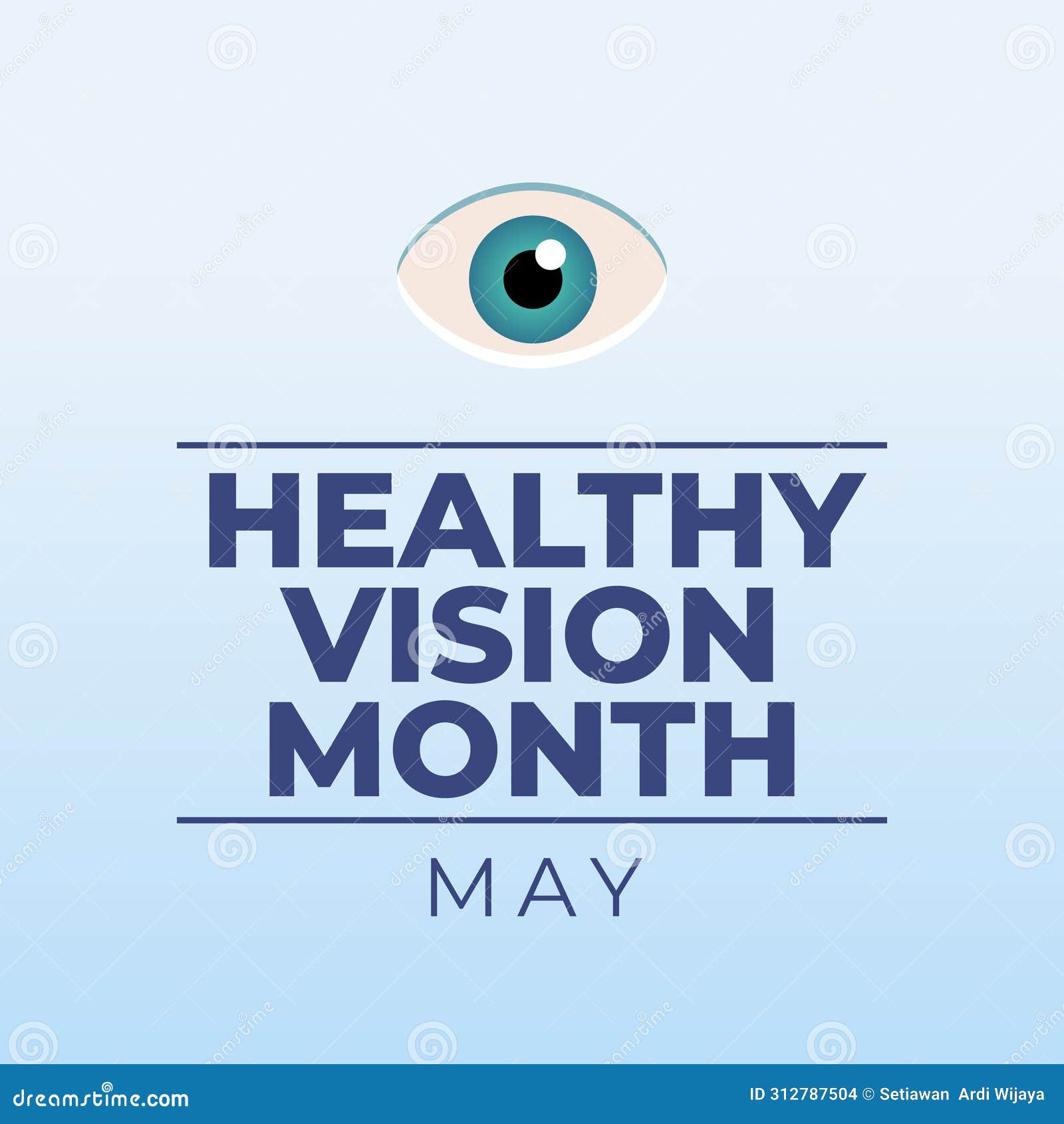 Vector Graphic of Healthy Vision Month Ideal for Healthy Vision Month ...