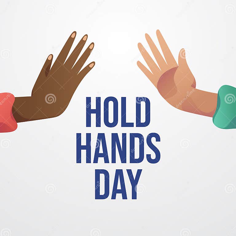 Vector Graphic of Hold Hands Day Ideal for Hold Hands Day Celebration ...
