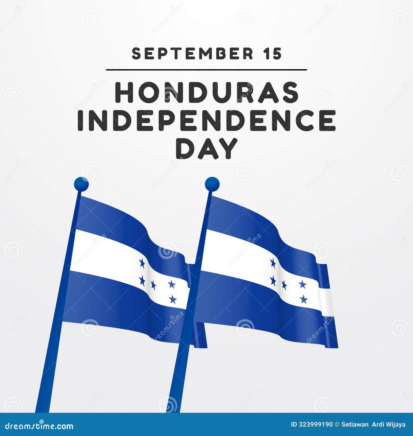 Vector Graphic of Honduras Independence Day Ideal for Honduras ...