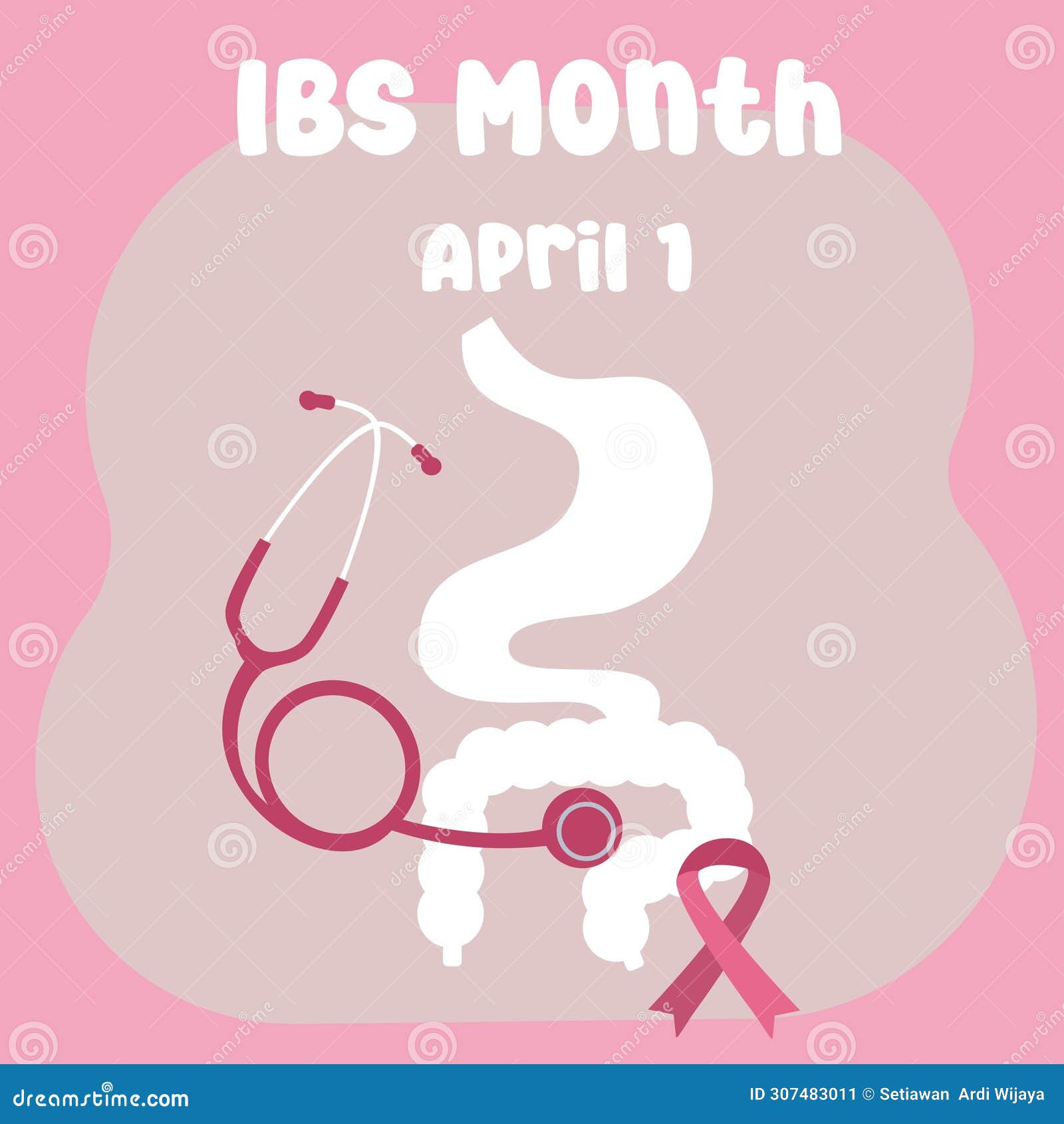 Vector Graphic of IBS Month Ideal for IBS Month Celebration Stock ...