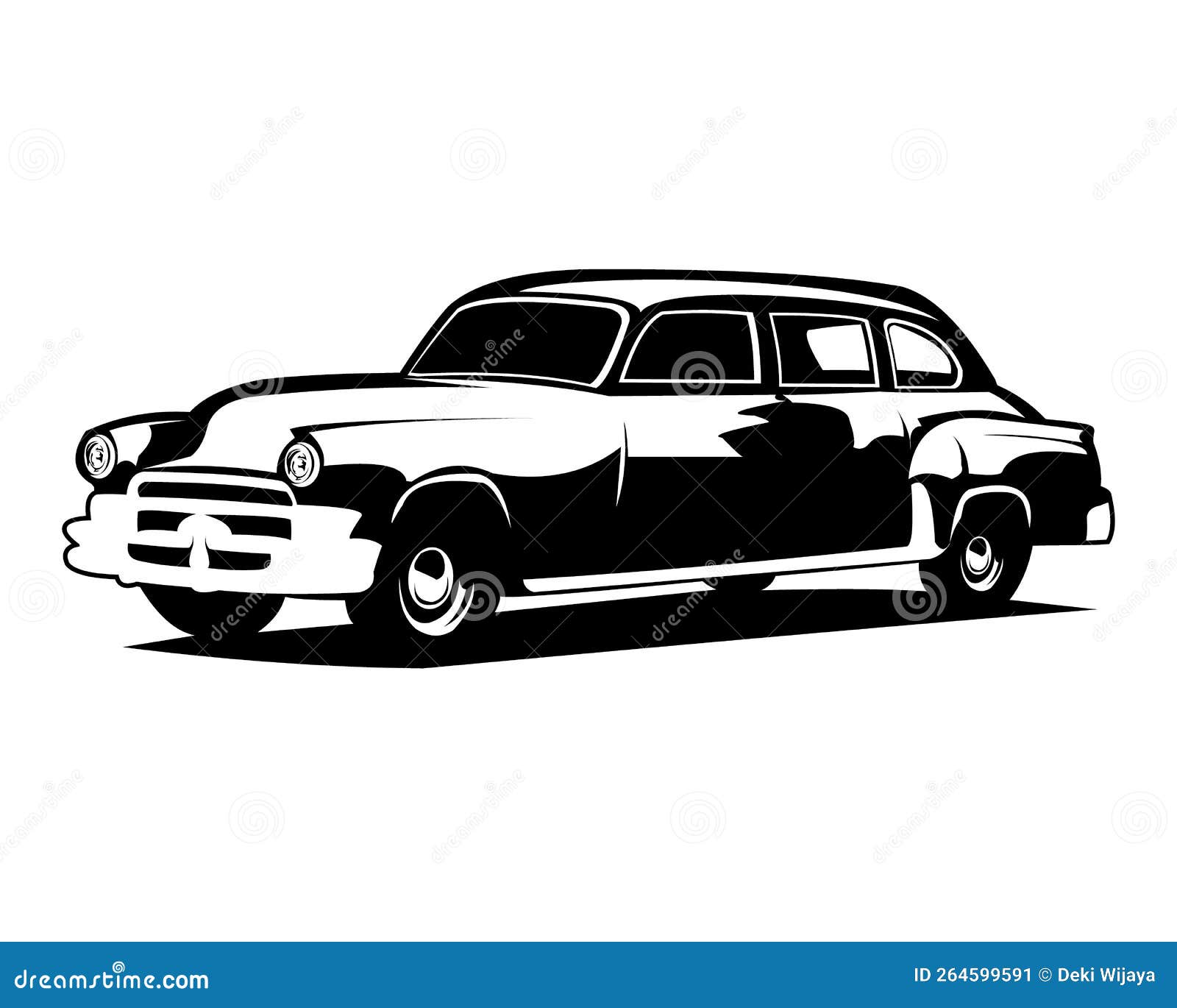 Classic Chevy Camaro Car Logo Silhouette. Cartoon Vector ...