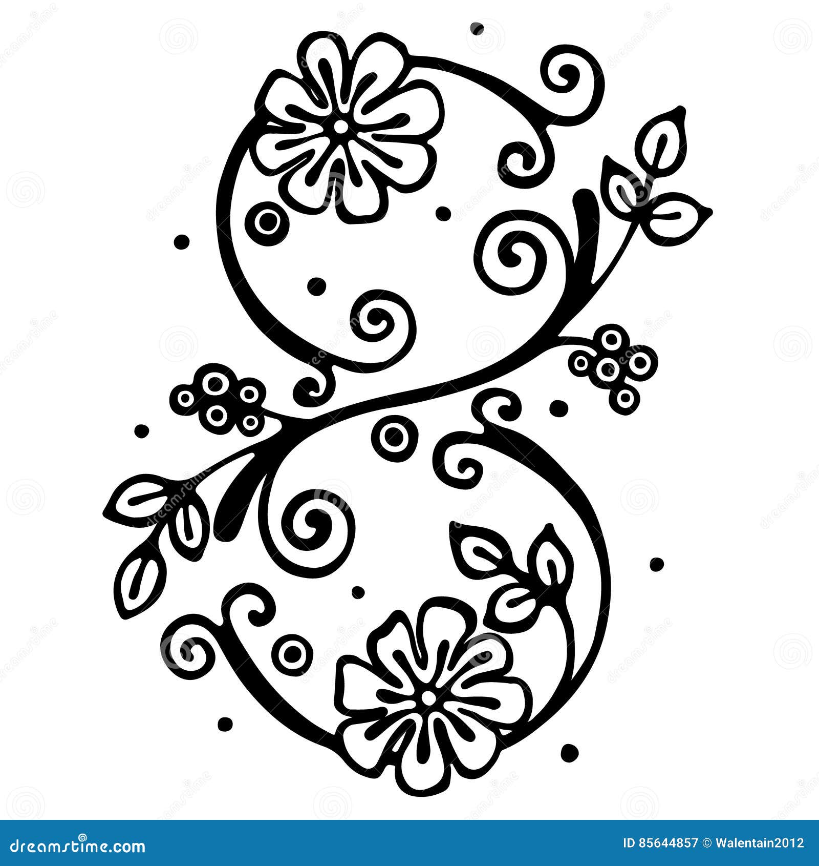 Vector Graphic Illustration Stock Vector - Illustration of eighth ...