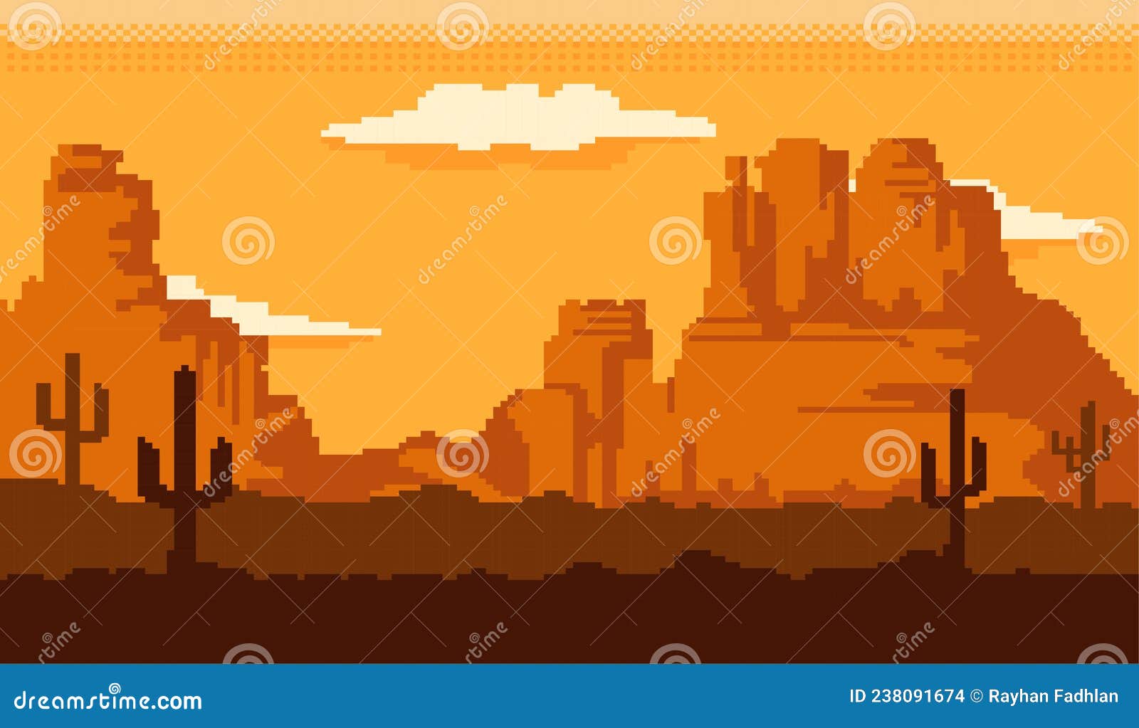 Desert Atmosphere And Trees With Unusual Colors.AI Generated Stock ...