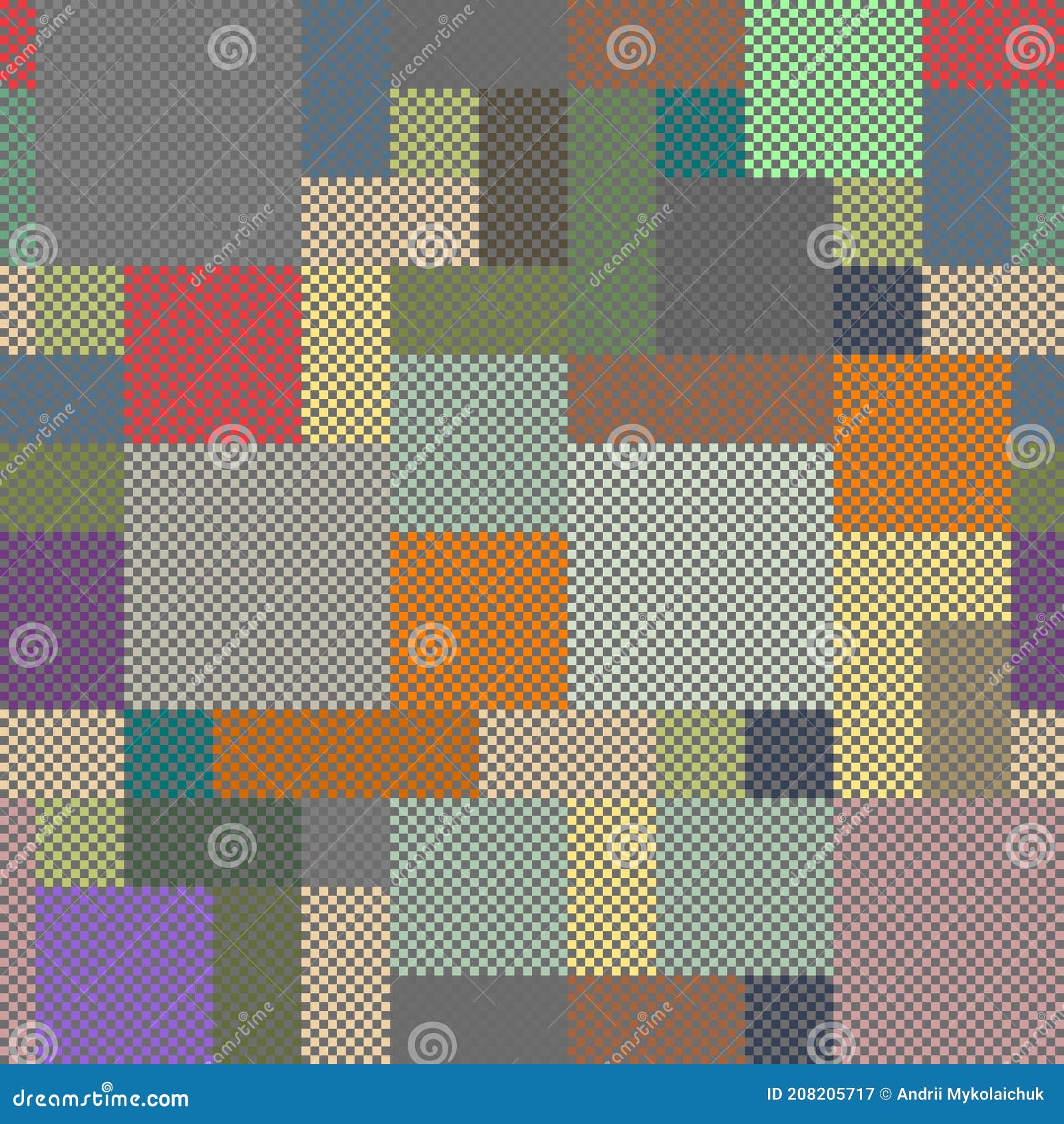 Vector Graphic Image Checkered Blanket Stock Vector - Illustration of ...