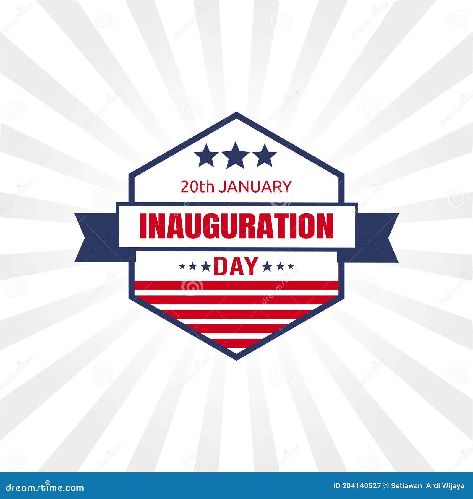 Vector Graphic of Inauguration Day Stock Vector - Illustration of ...