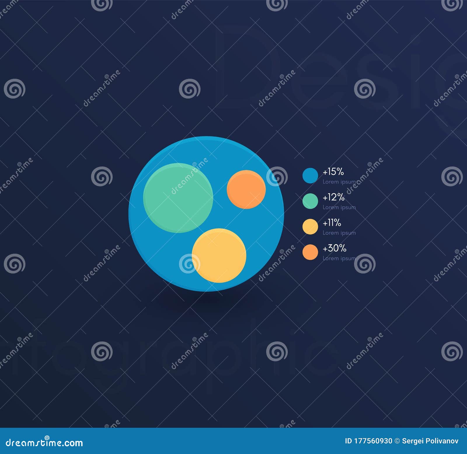 Vector Graphic Infographics. Template for Creating Web Applications ...