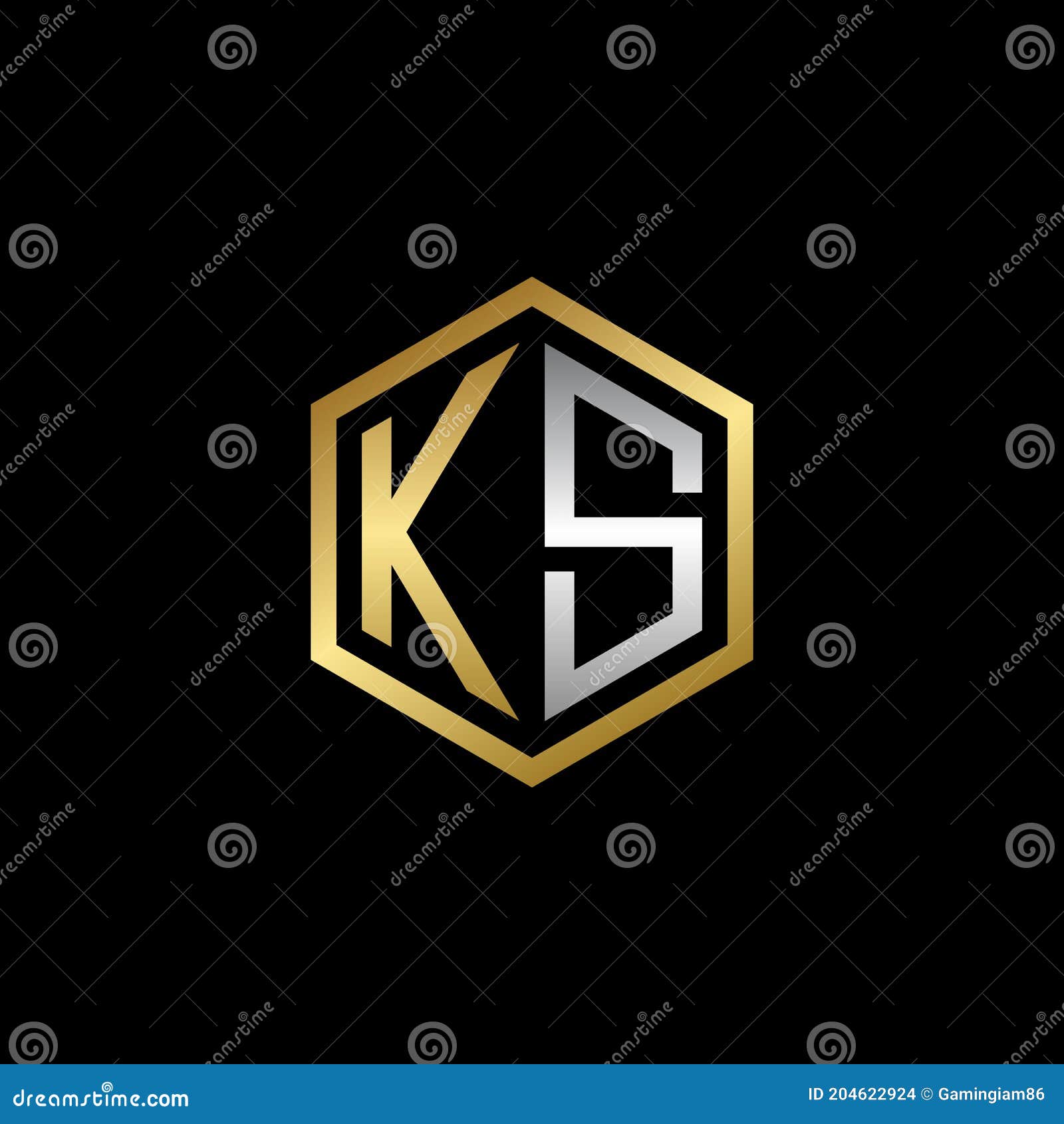 Vector Graphic Initials Letter KS Logo Design Template Stock Vector ... Vector Graphic Initials Letter KS Logo Design Template Stock Vector ...