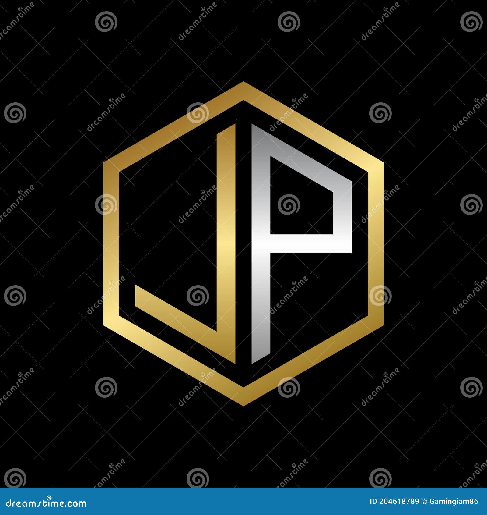 Vector Graphic Initials Letter LP Logo Design Template Stock Vector ...